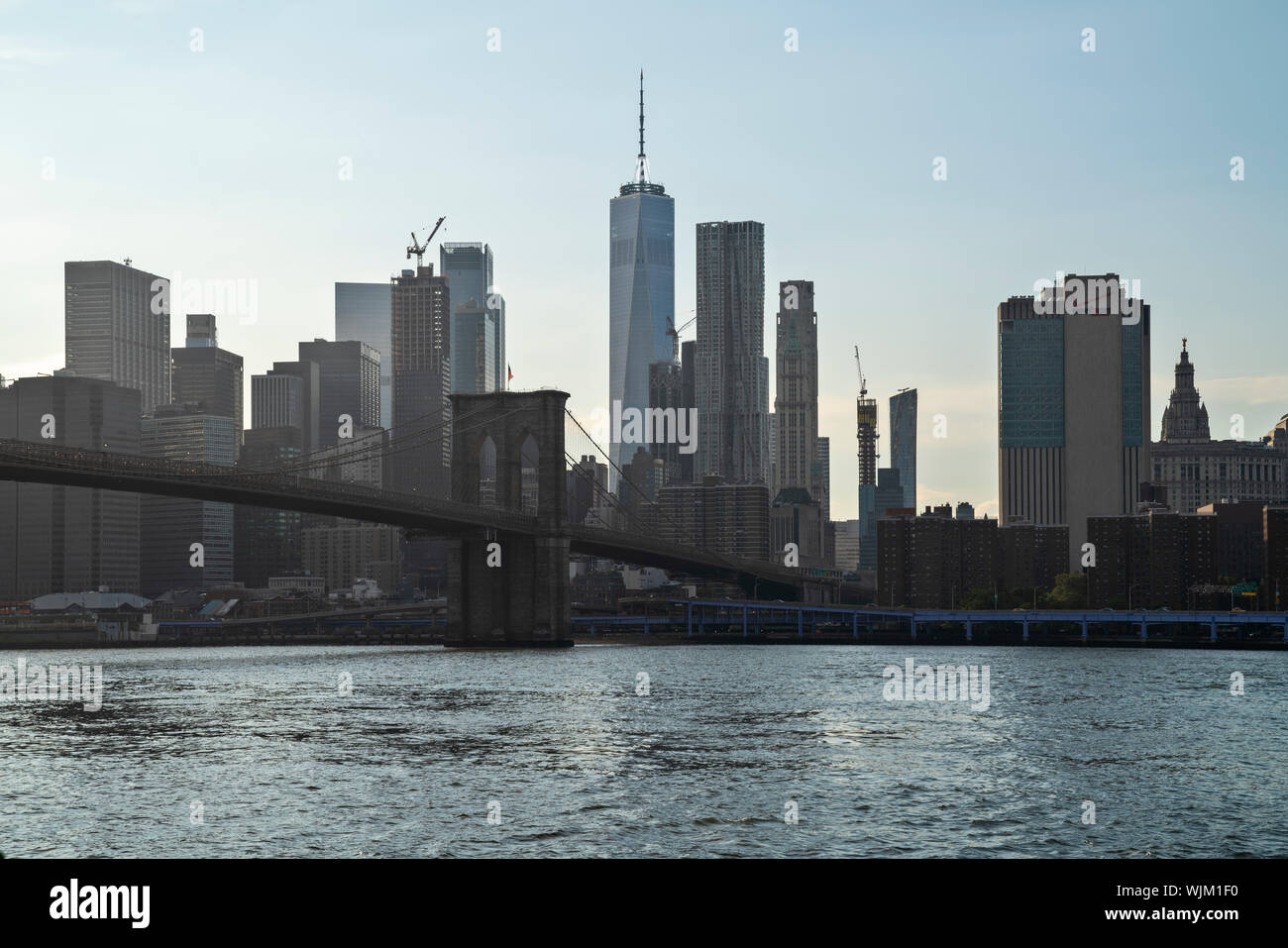 DUMBO - Down Under the Manhattan Bridge Overpass Stock Photo - Alamy