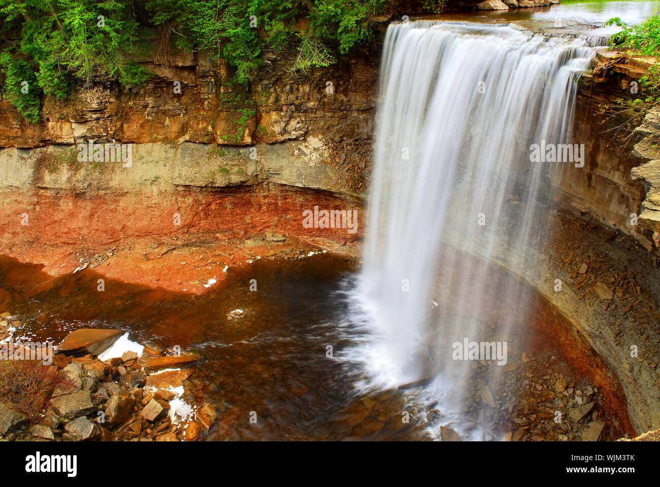 Scenic waterfall in wilderness in Ontario, Canada Stock Photo - Alamy