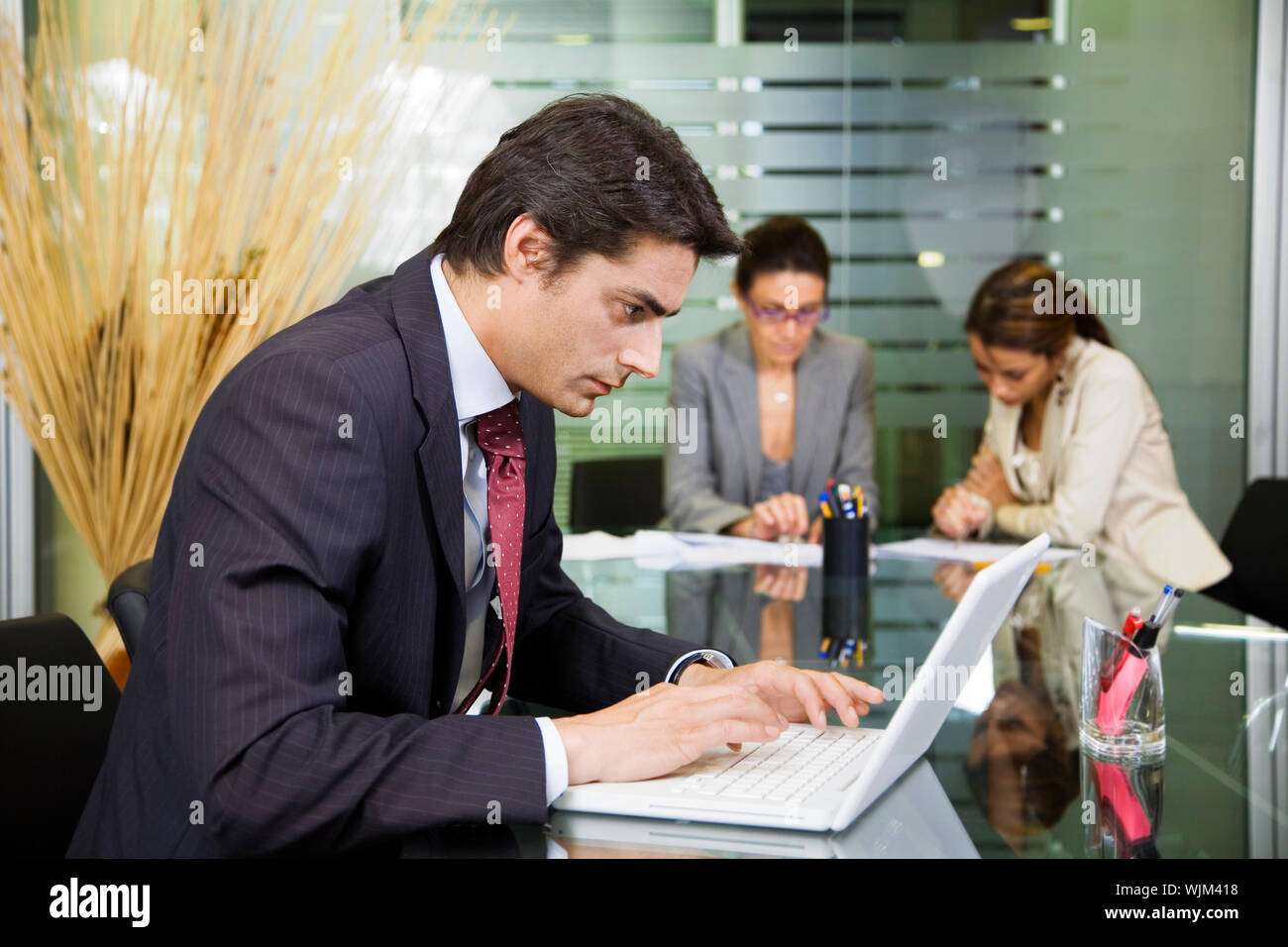 People at work Stock Photo - Alamy