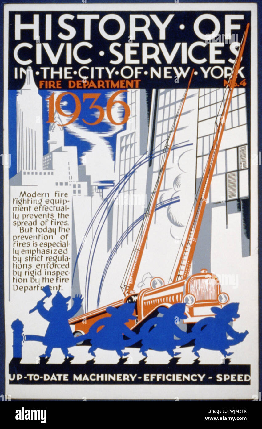 History of civic services in the city of New York Abstract: Poster for ...