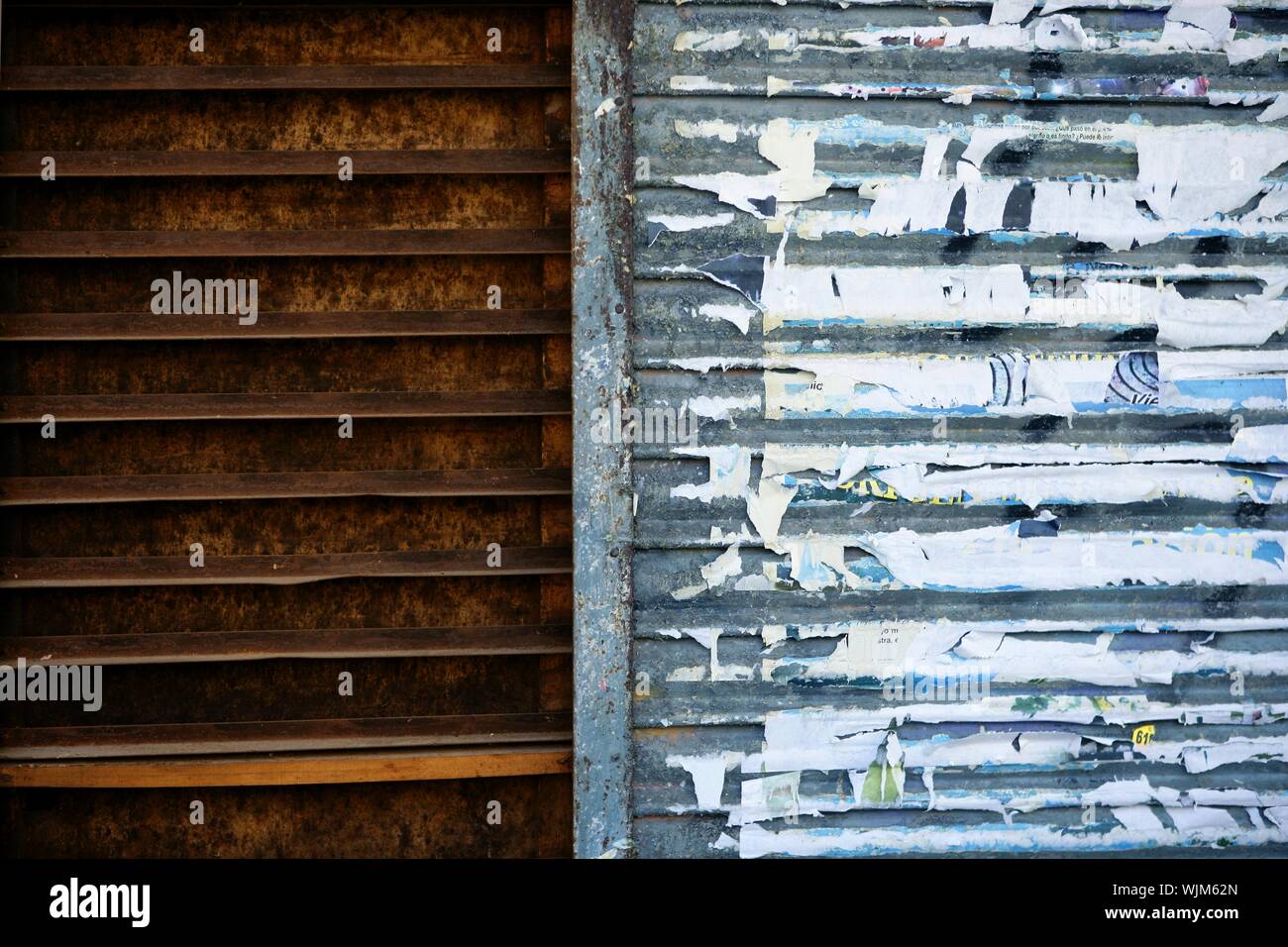 Old town wall city textures, metalic rusted and wallpaper Stock Photo ...