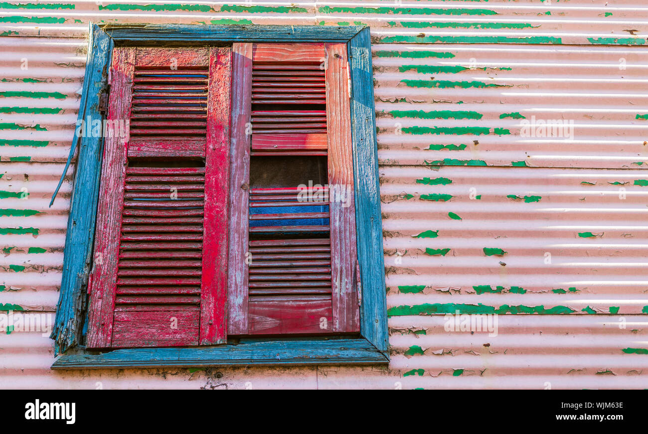 An abstract background with colorful old windows Stock Photo - Alamy