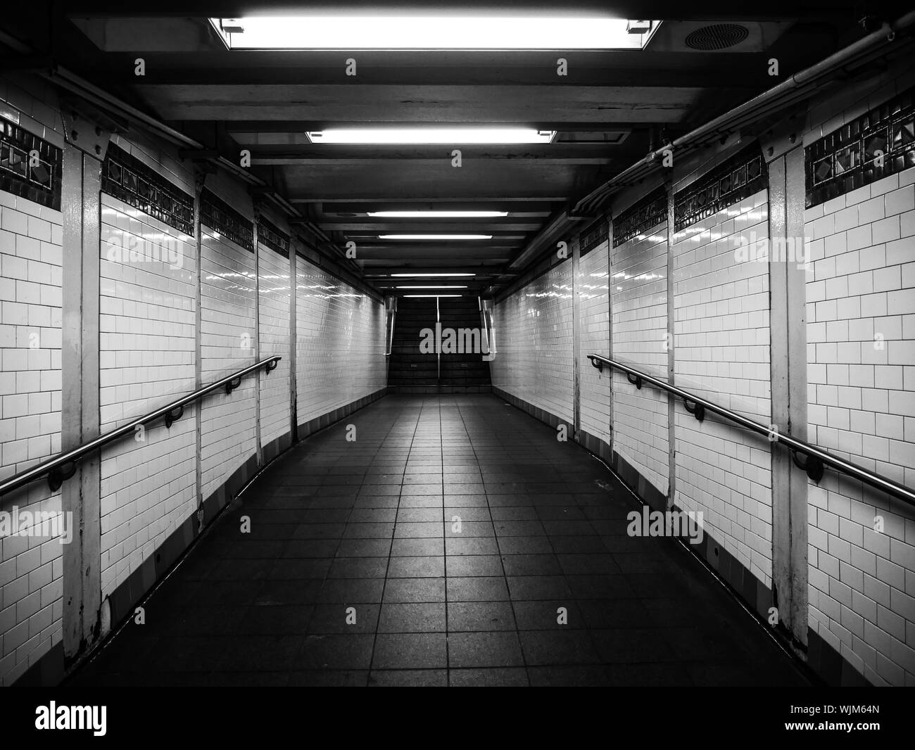 Narrow corridor Black and White Stock Photos & Images - Alamy