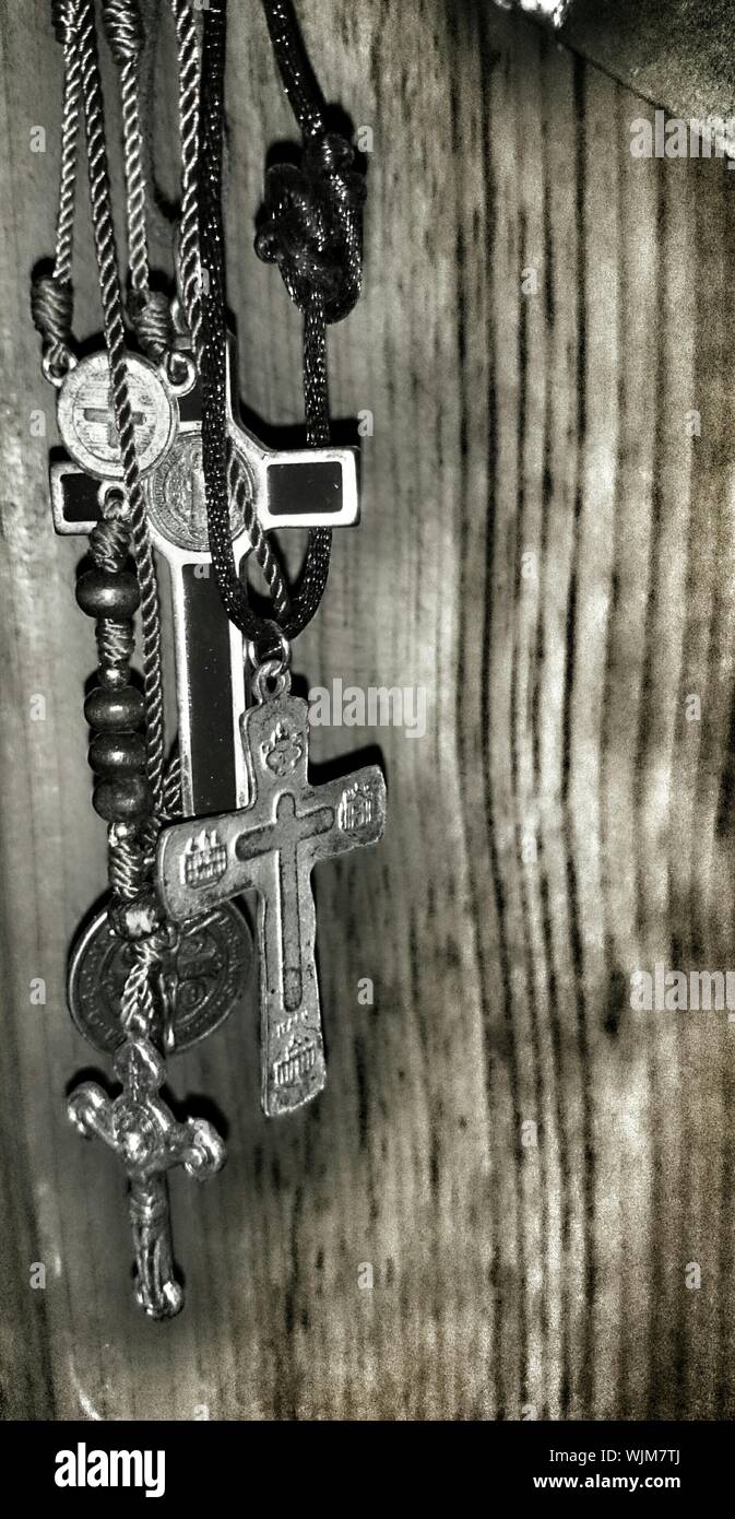Hanging crosses hi-res stock photography and images - Alamy