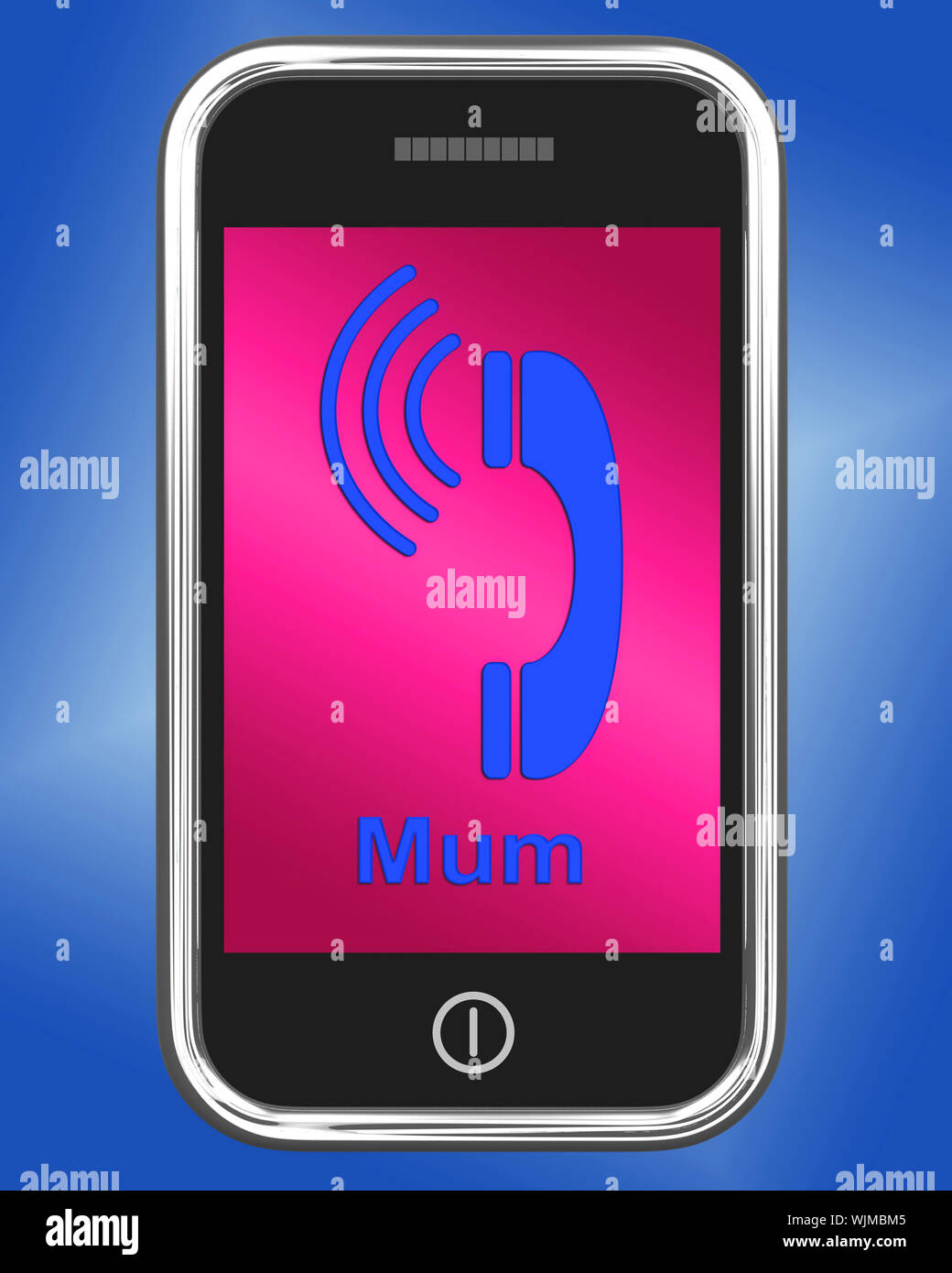 Mum talking on phone hi-res stock photography and images - Alamy