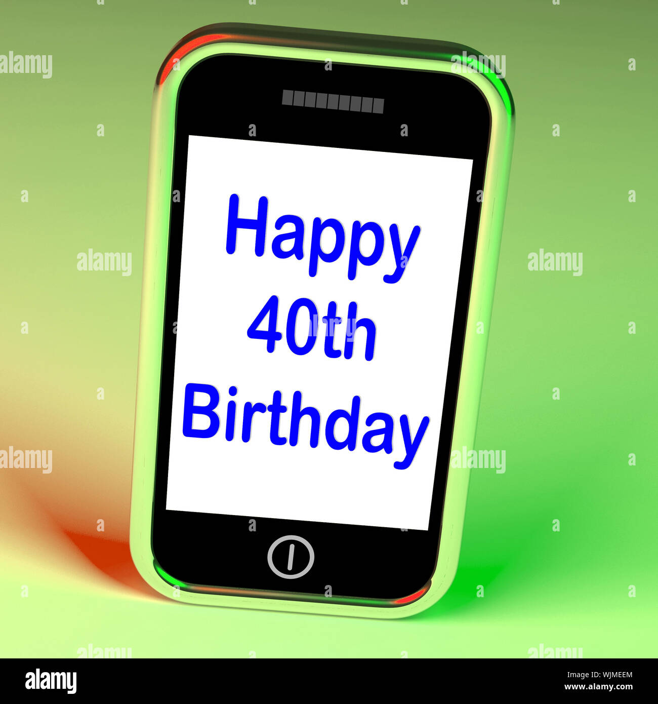 Happy 40th birthday hi-res stock photography and images - Alamy