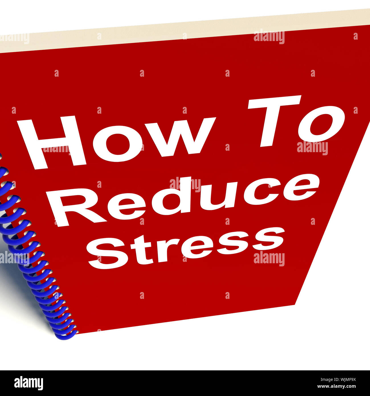 How to Reduce Stress on Notebook Showing Reducing Tension Stock Photo ...