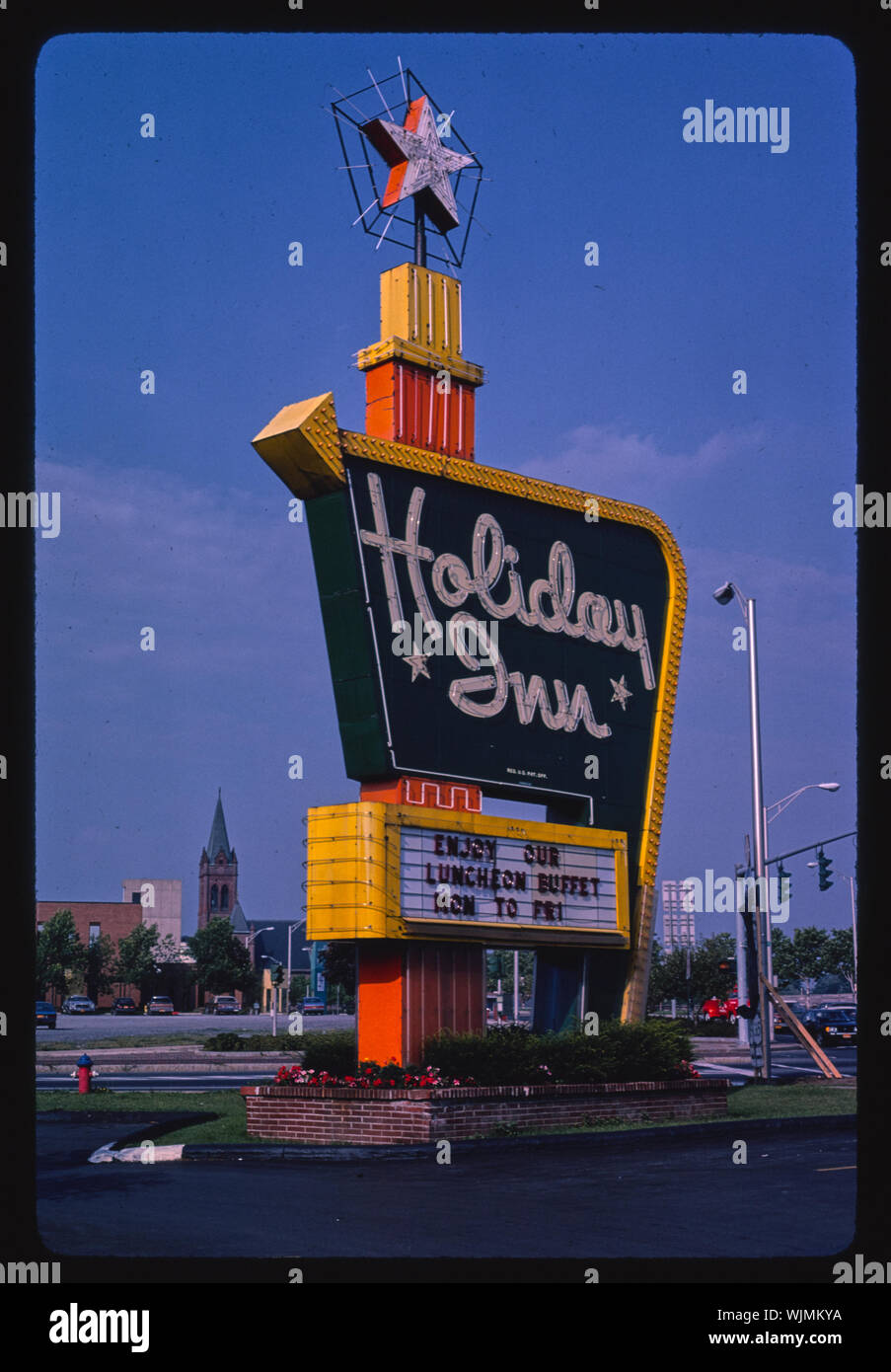 Holiday Inn sign, Rome, New York Stock Photo - Alamy