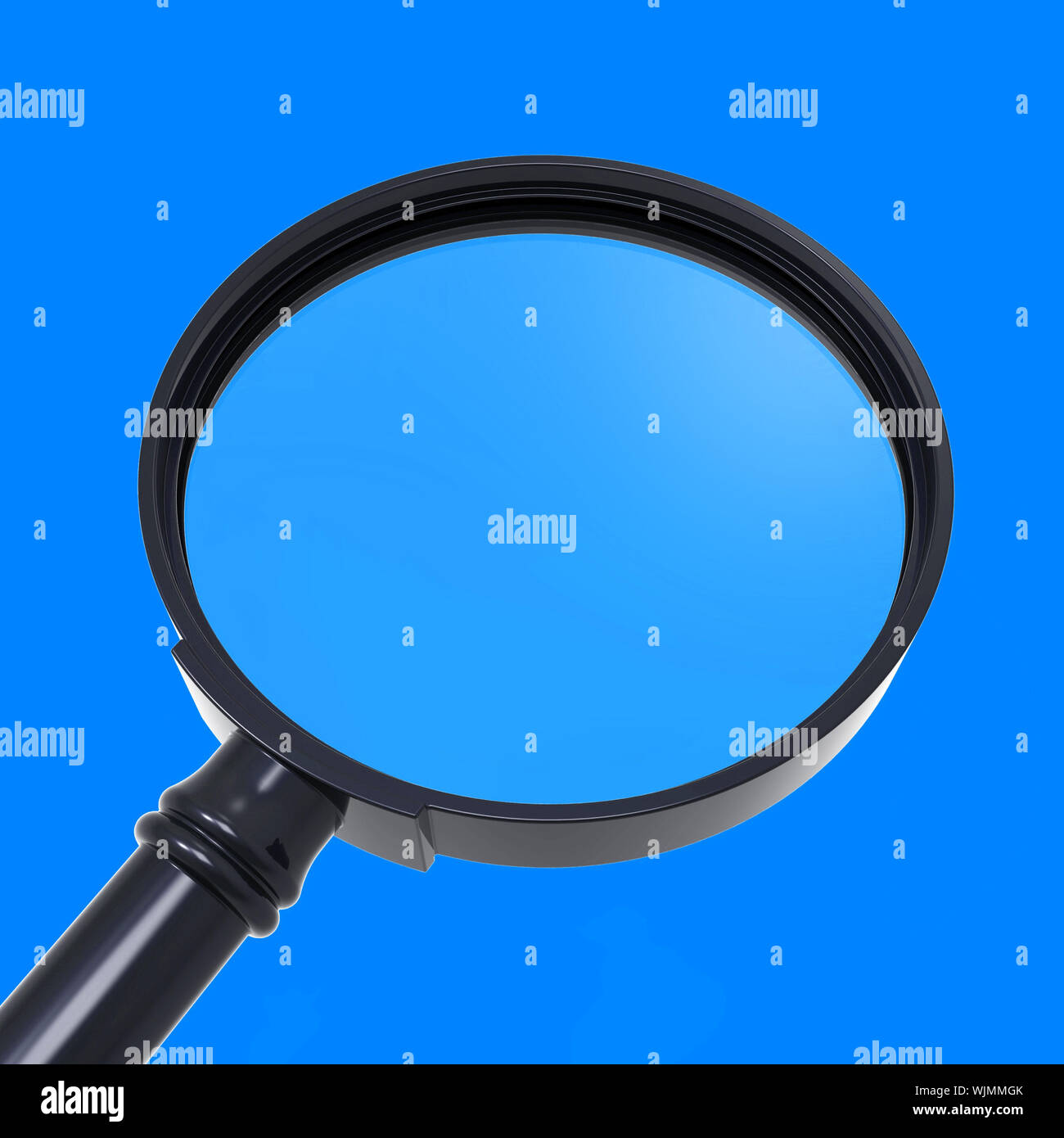 Magnifying Glass Showing Zoom Or Search Stock Photo - Alamy
