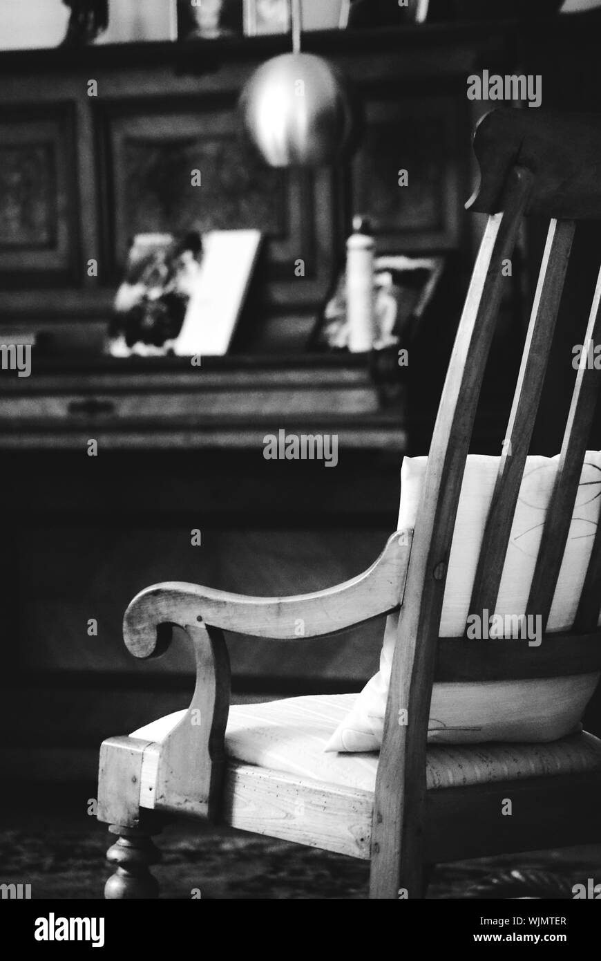 Empty Wooden Chair High Resolution Stock Photography and Images - Alamy