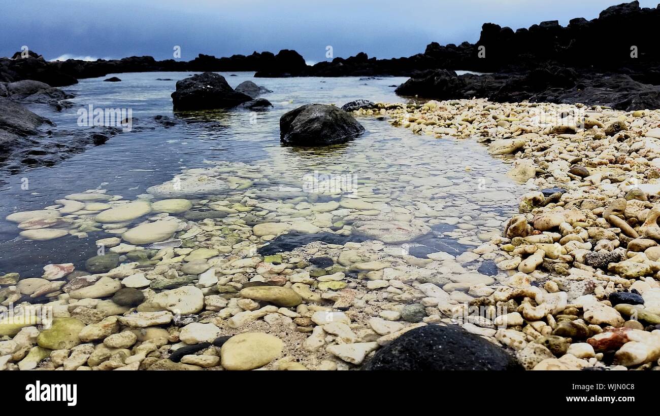 Shallow water over pebbles hi-res stock photography and images - Alamy
