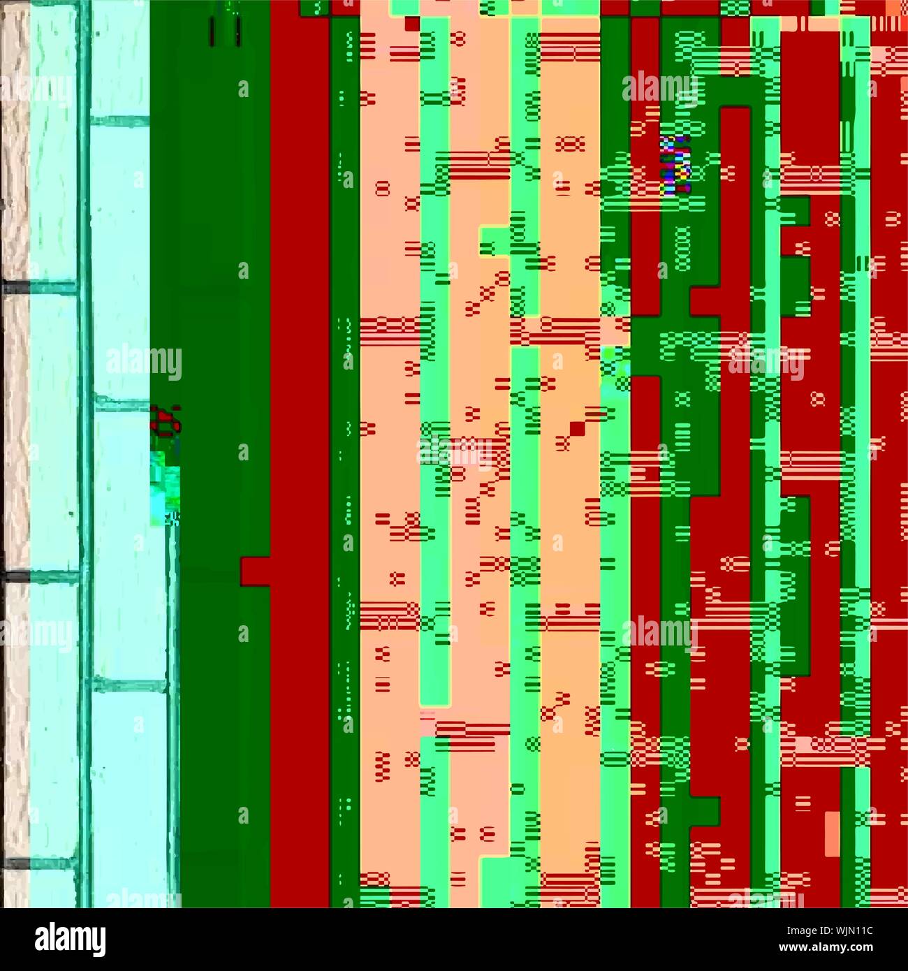 Abstract Glitch Background Stock Vector Image & Art - Alamy