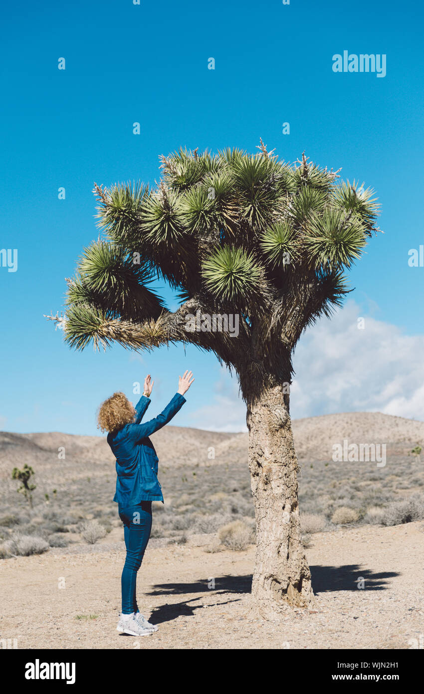 Woman reaching arms hi-res stock photography and images - Alamy