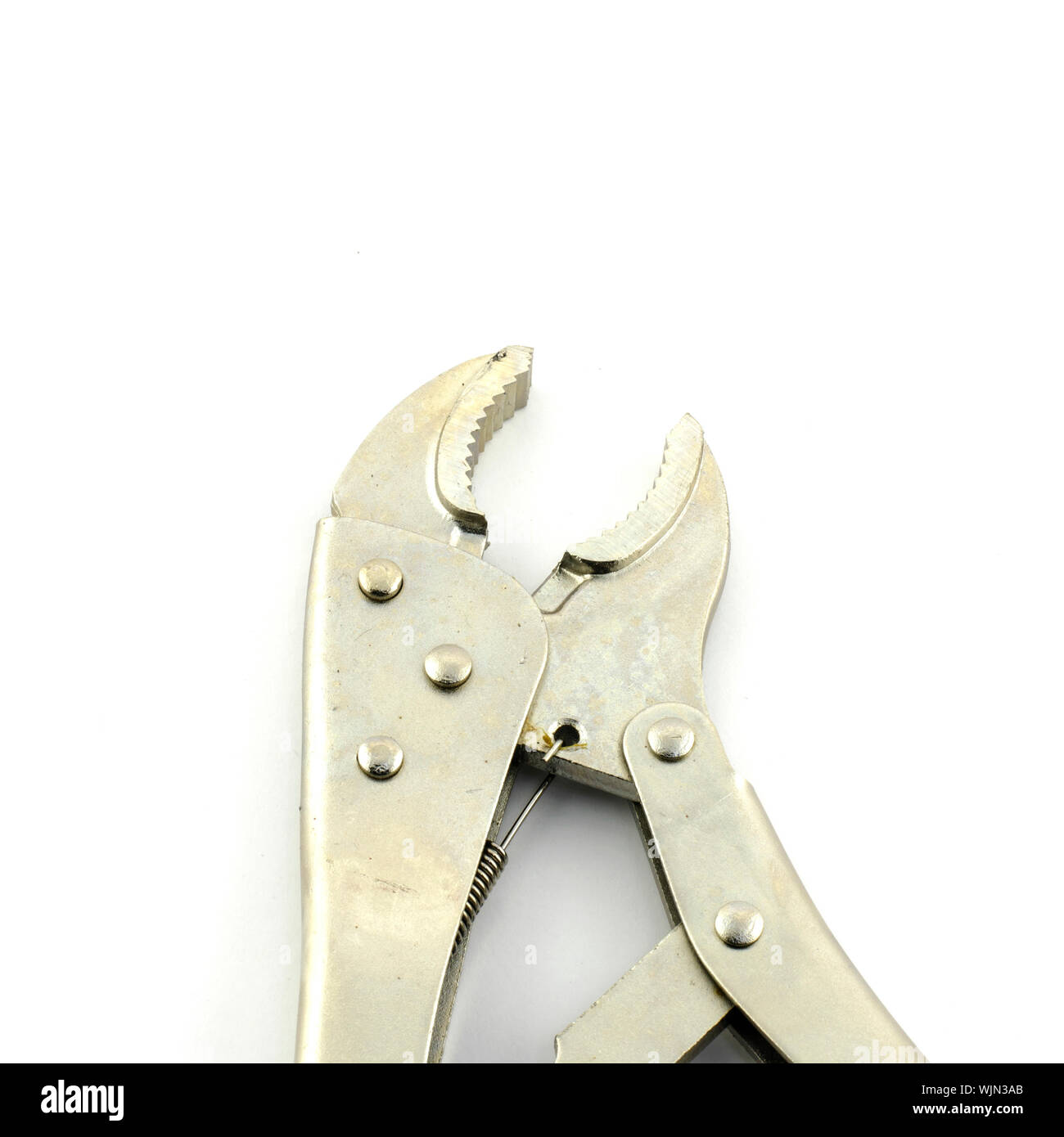 single Pliers isolated with white background Stock Photo - Alamy