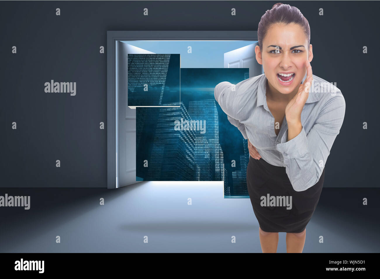 Door opening in dark clouds hi-res stock photography and images - Alamy