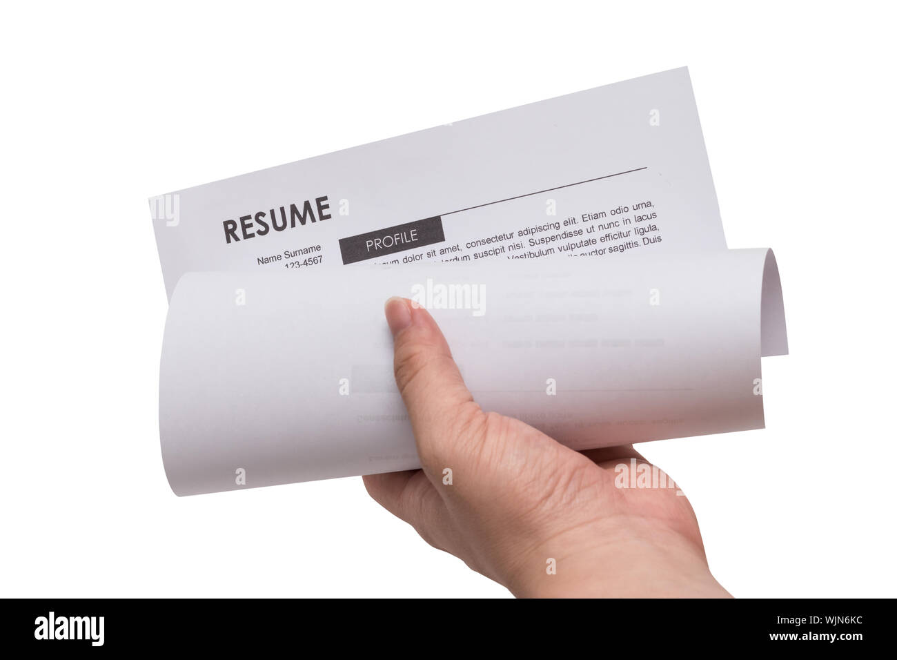 Profile of paper Cut Out Stock Images & Pictures - Alamy