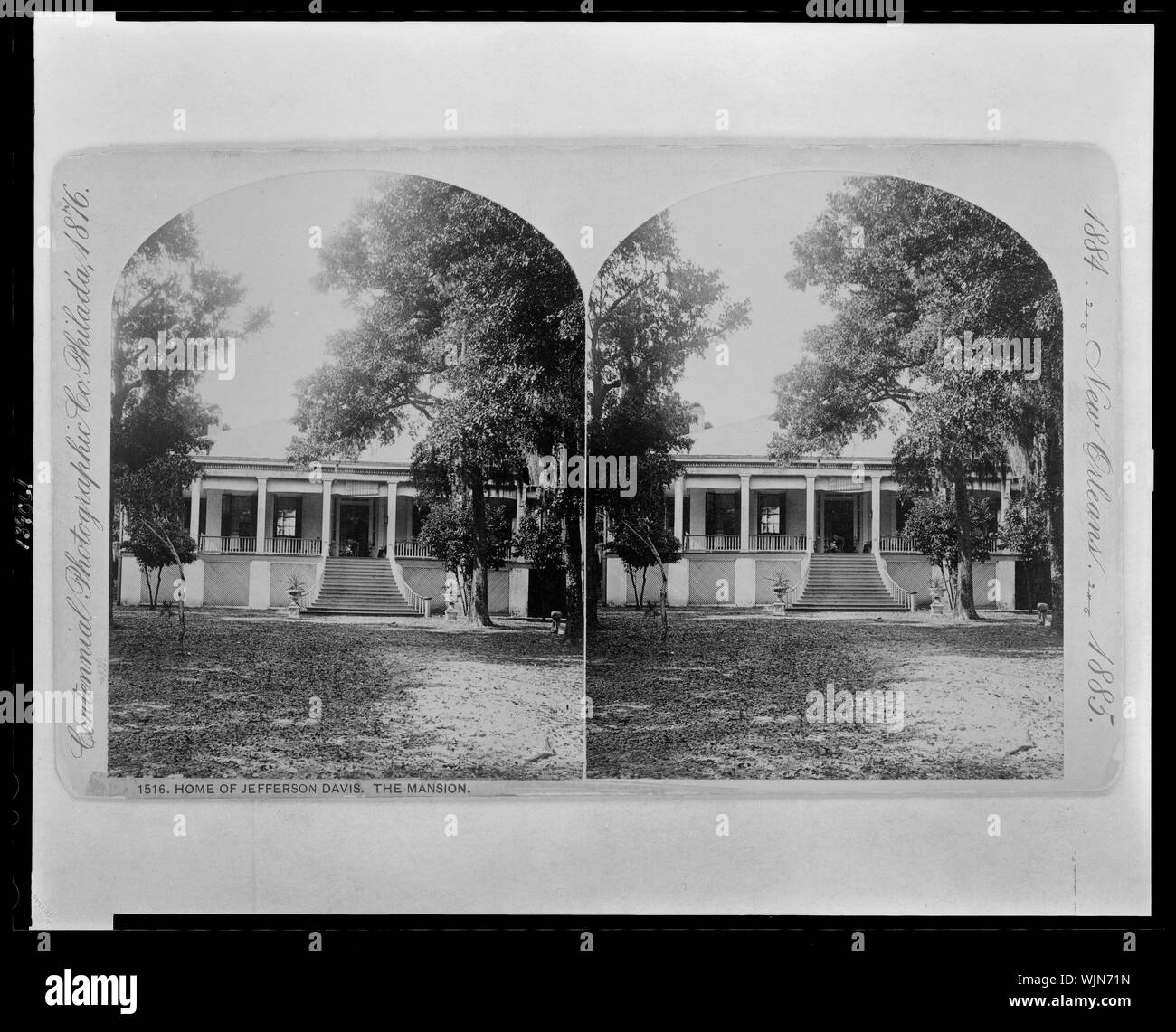Home of Jefferson Davis. The mansion Stock Photo - Alamy