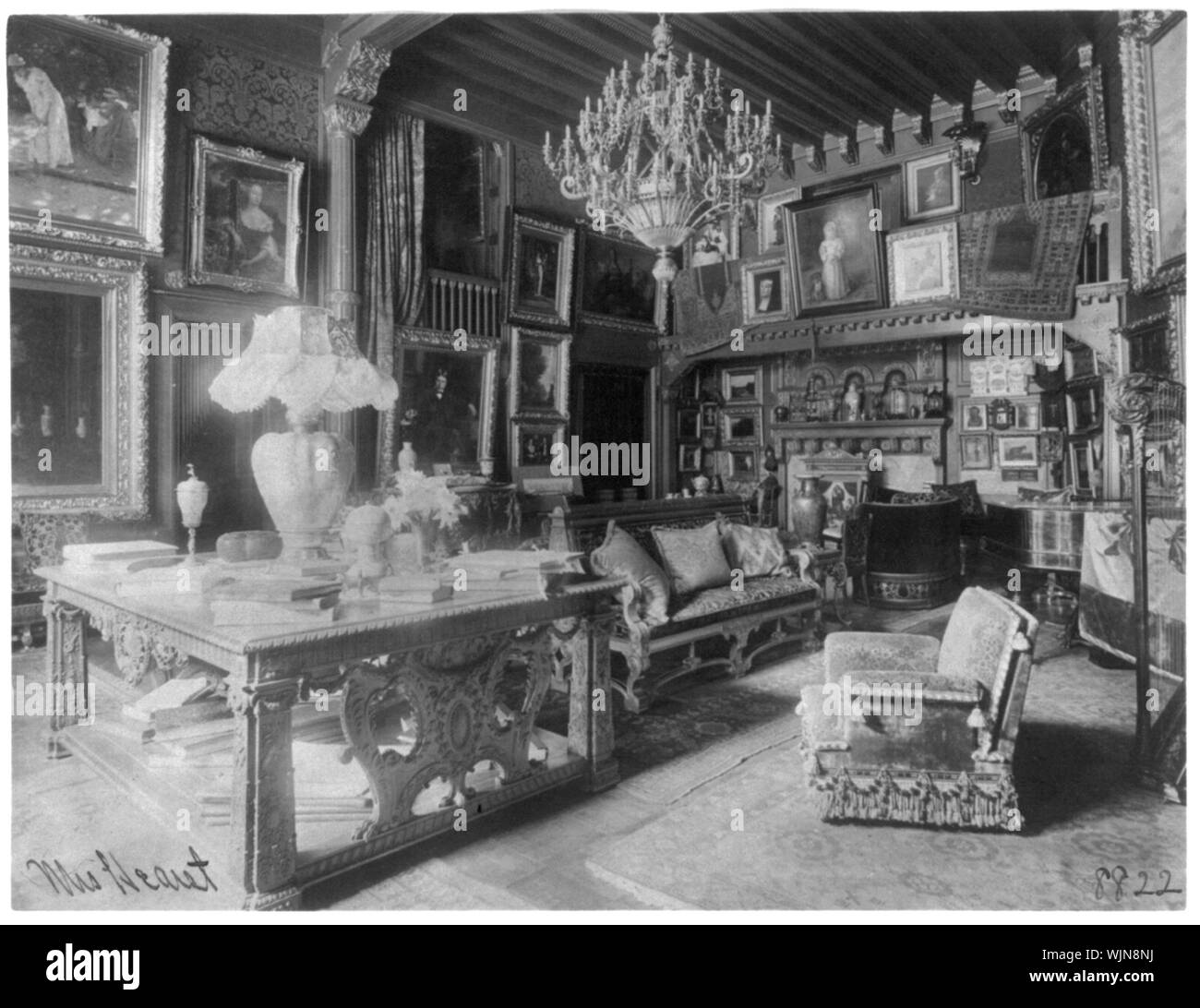 Home of Phoebe Apperson Hearst (widow of George Hearst) at 1400 New ...