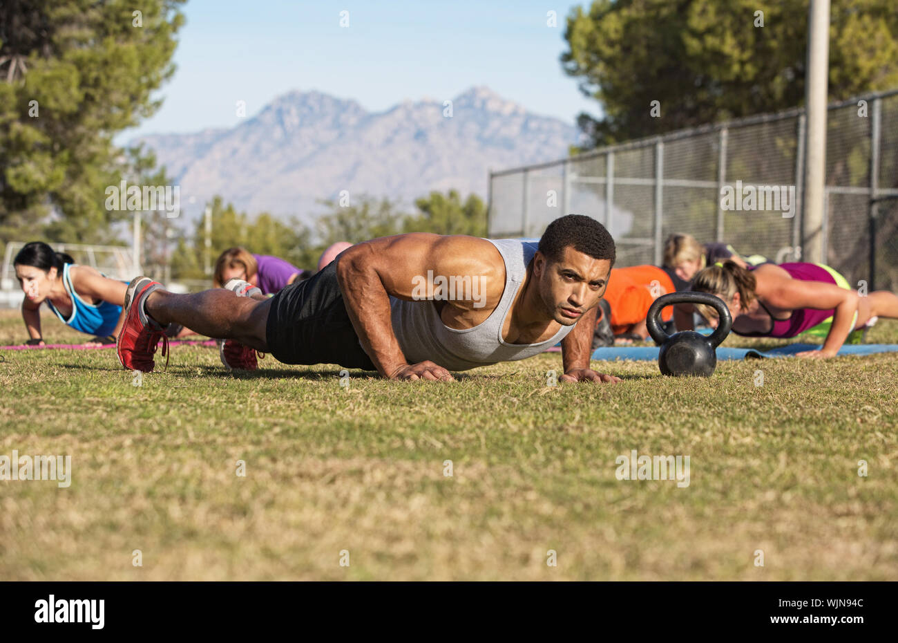 Boot camp exercise class hi-res stock photography and images - Alamy