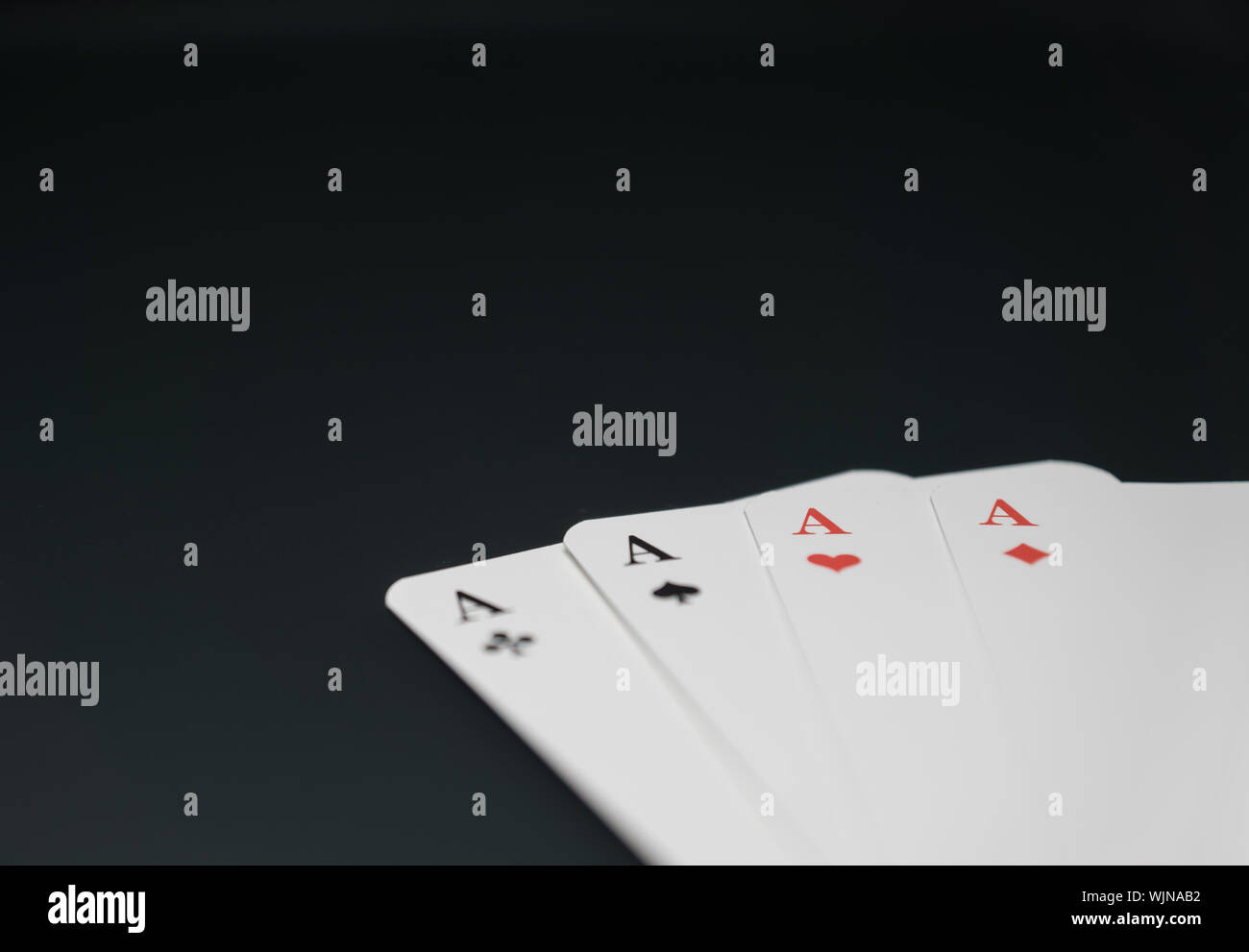 Black aces hi-res stock photography and images - Alamy