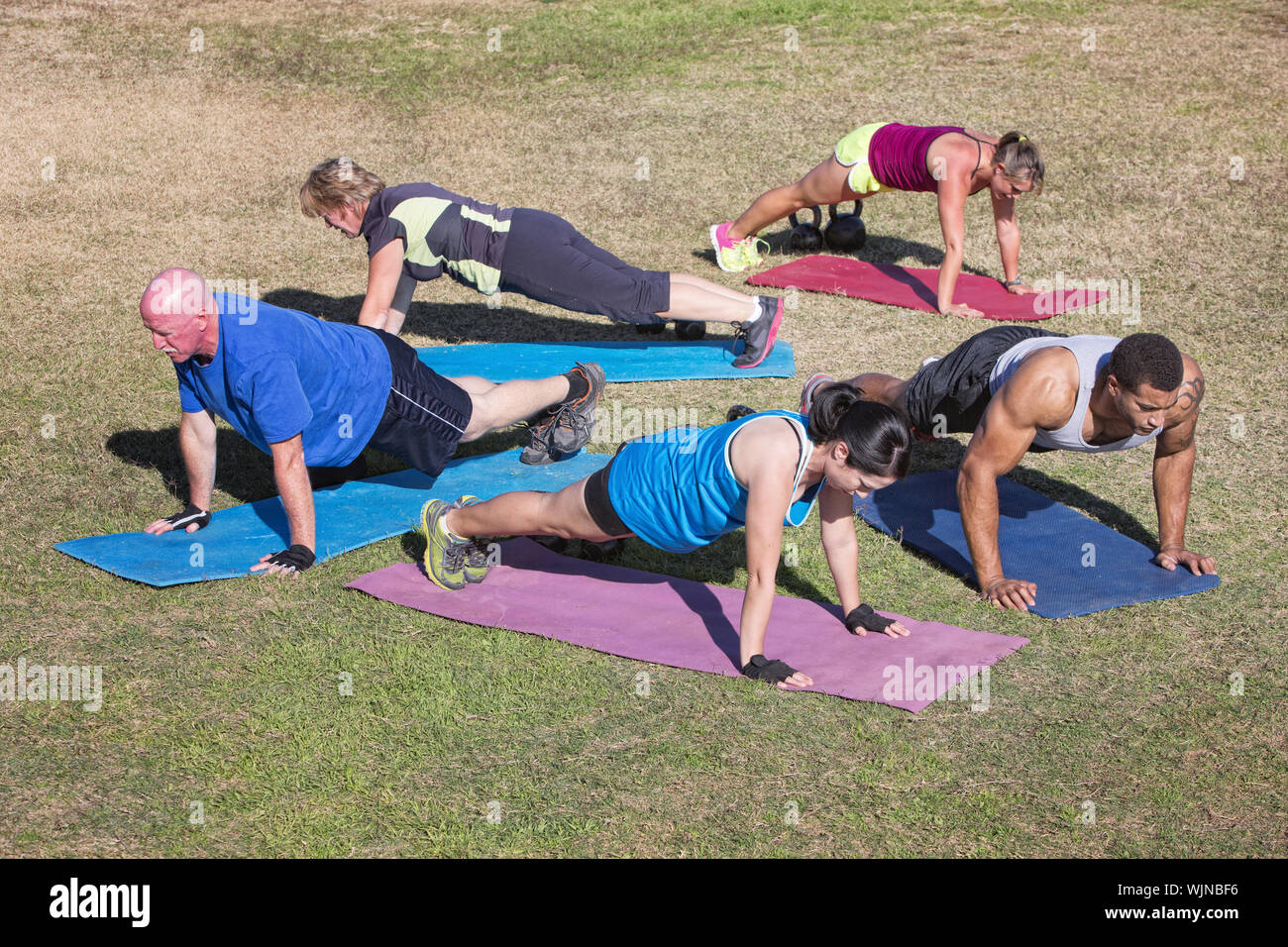 Outdoor boot camp hi-res stock photography and images - Alamy