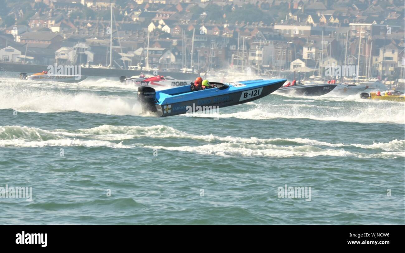 Offshore Power Boat Races Stock Photo - Alamy