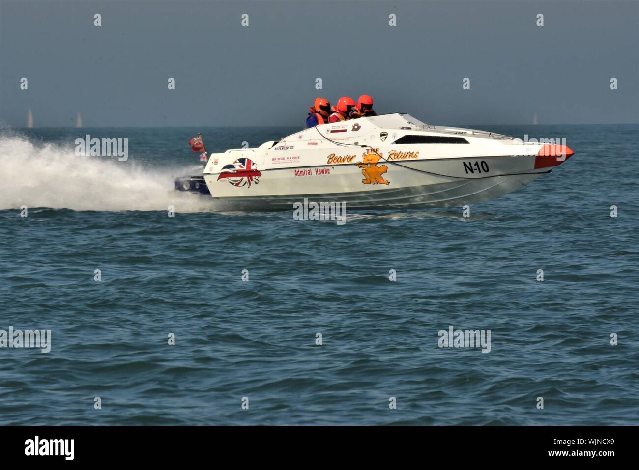 Offshore Power Boat Races Stock Photo - Alamy