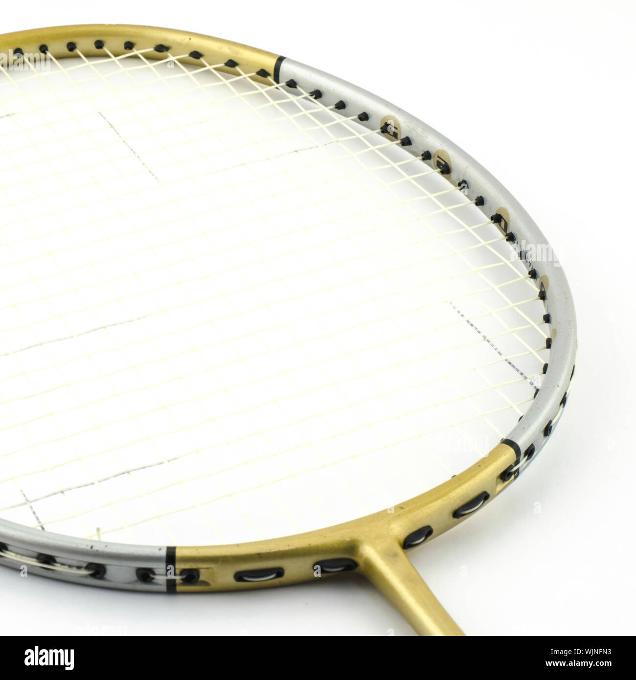 badminton isolated on white background Stock Photo - Alamy