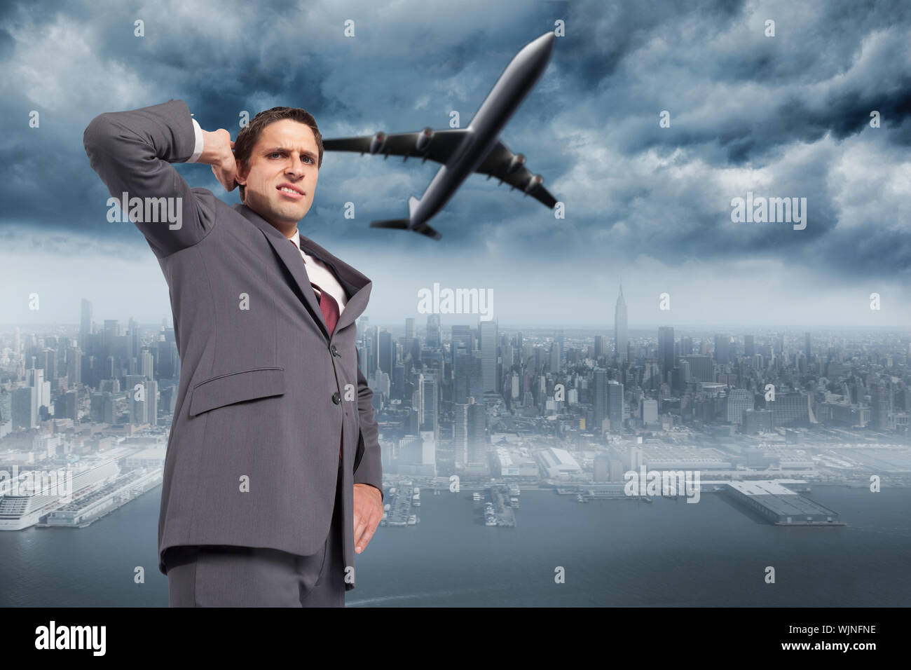 Man scratching his chin hi-res stock photography and images - Alamy