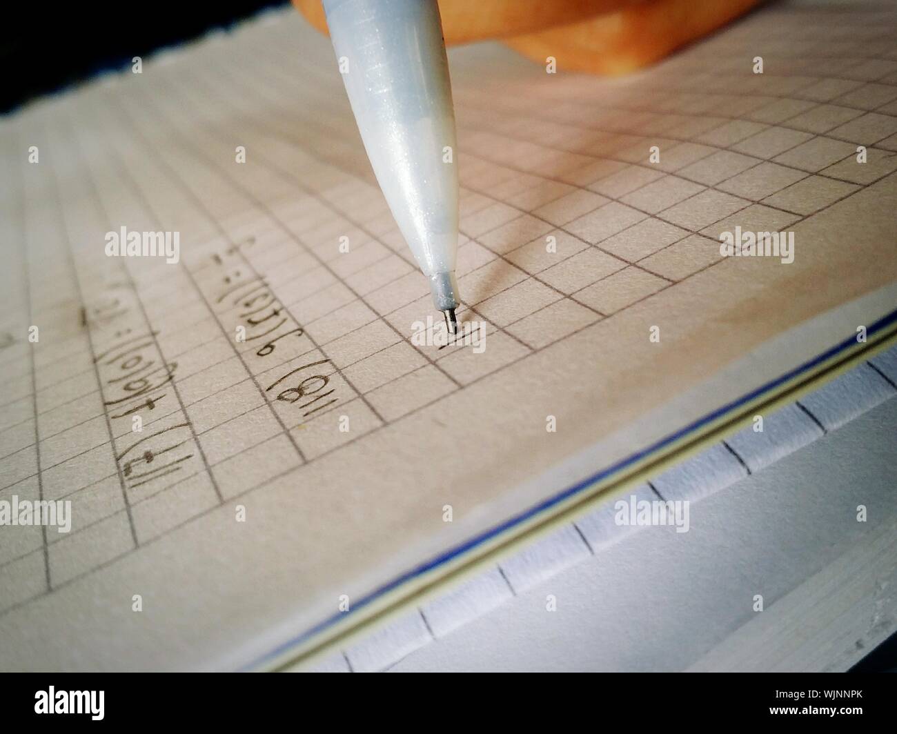 Checked Sheet High Resolution Stock Photography and Images - Alamy