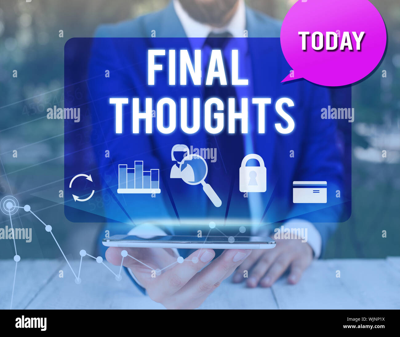 Handwriting text writing Final Thoughts. Conceptual photo the ...