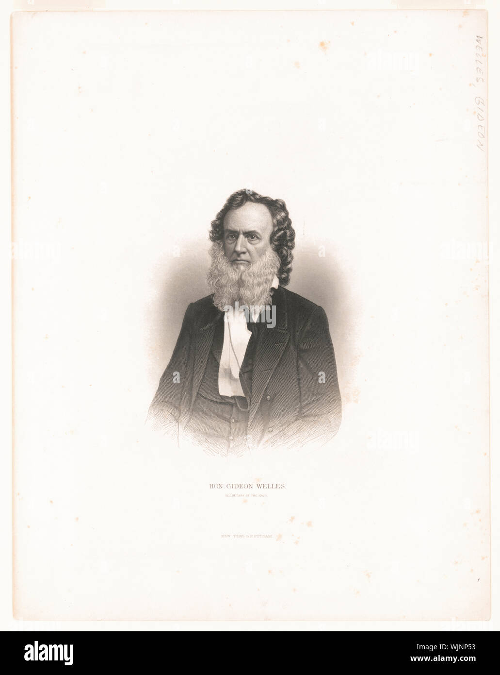 Navy secretary gideon welles hi-res stock photography and images - Alamy