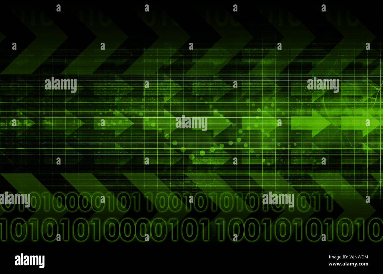 Digital Signal Technology Abstract as Pattern Art Stock Photo - Alamy