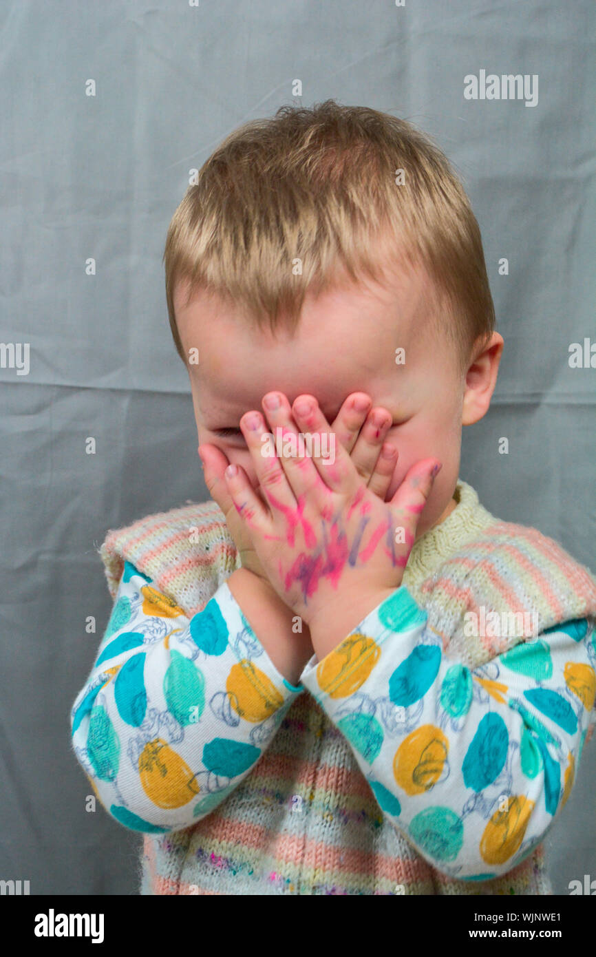 Messy hands hi-res stock photography and images - Alamy