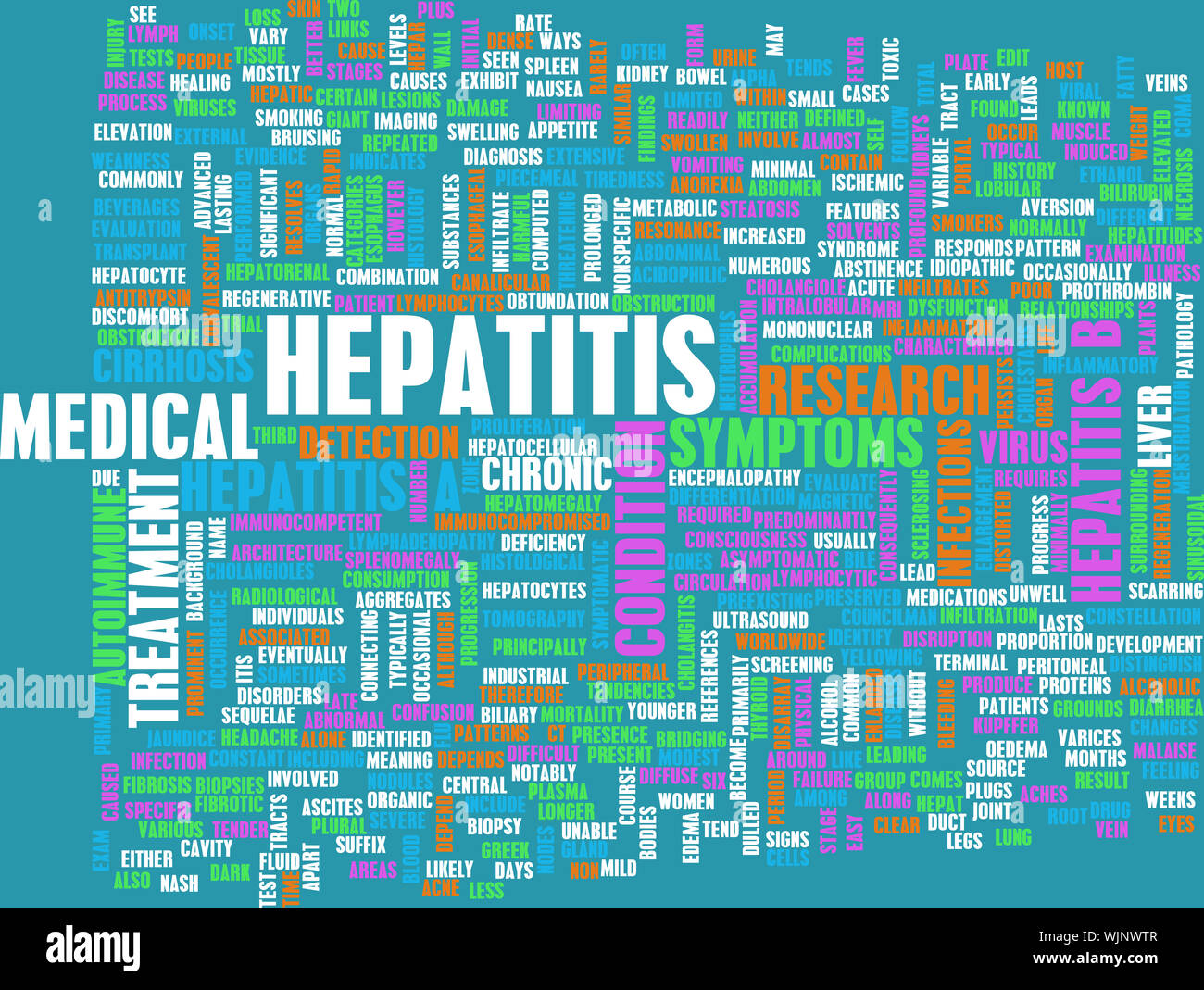 Hepatitis Medical Concept as an Infection Art Stock Photo - Alamy