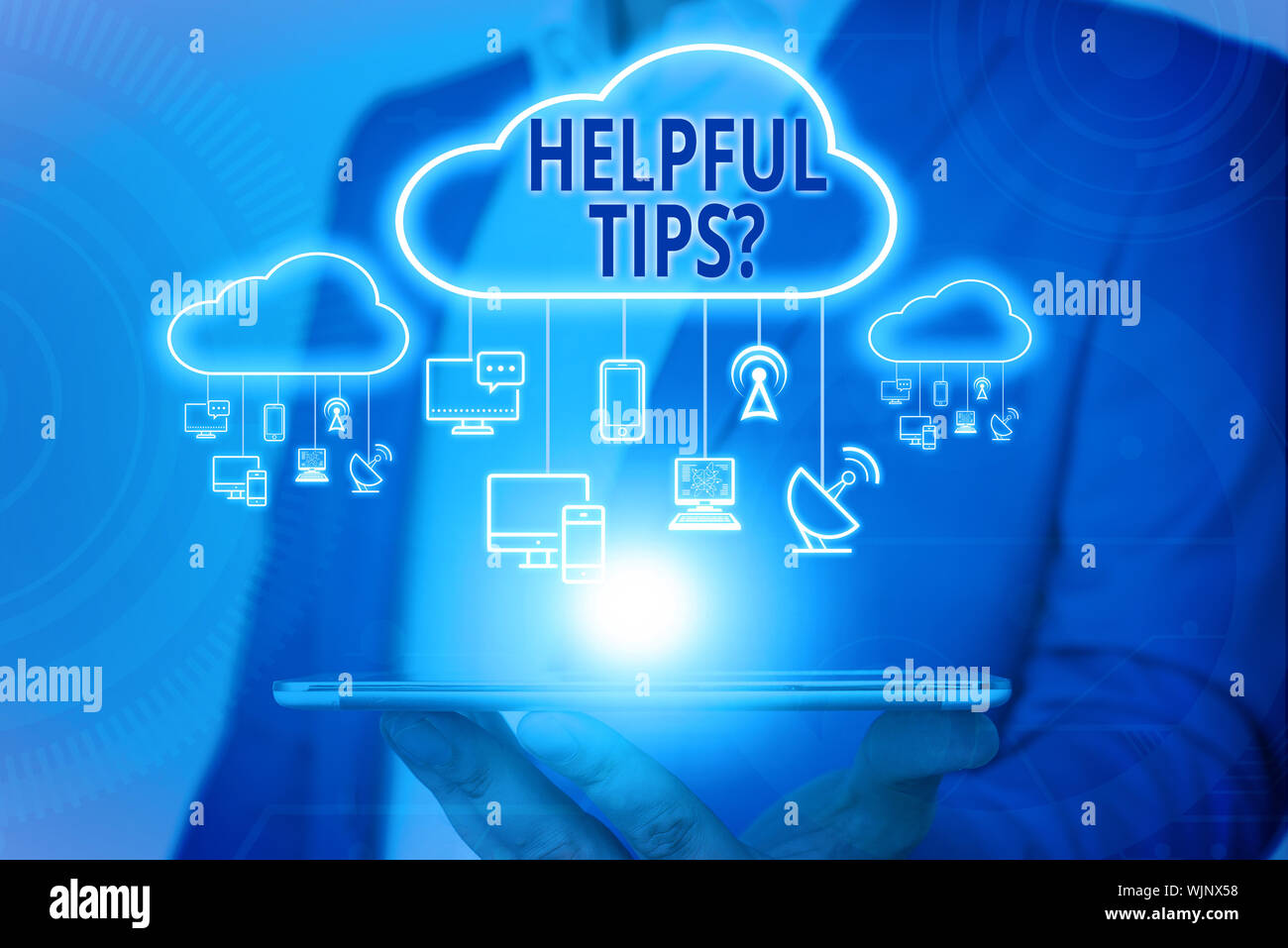 Handwriting text writing Helpful Tips Question. Conceptual photo secret ...