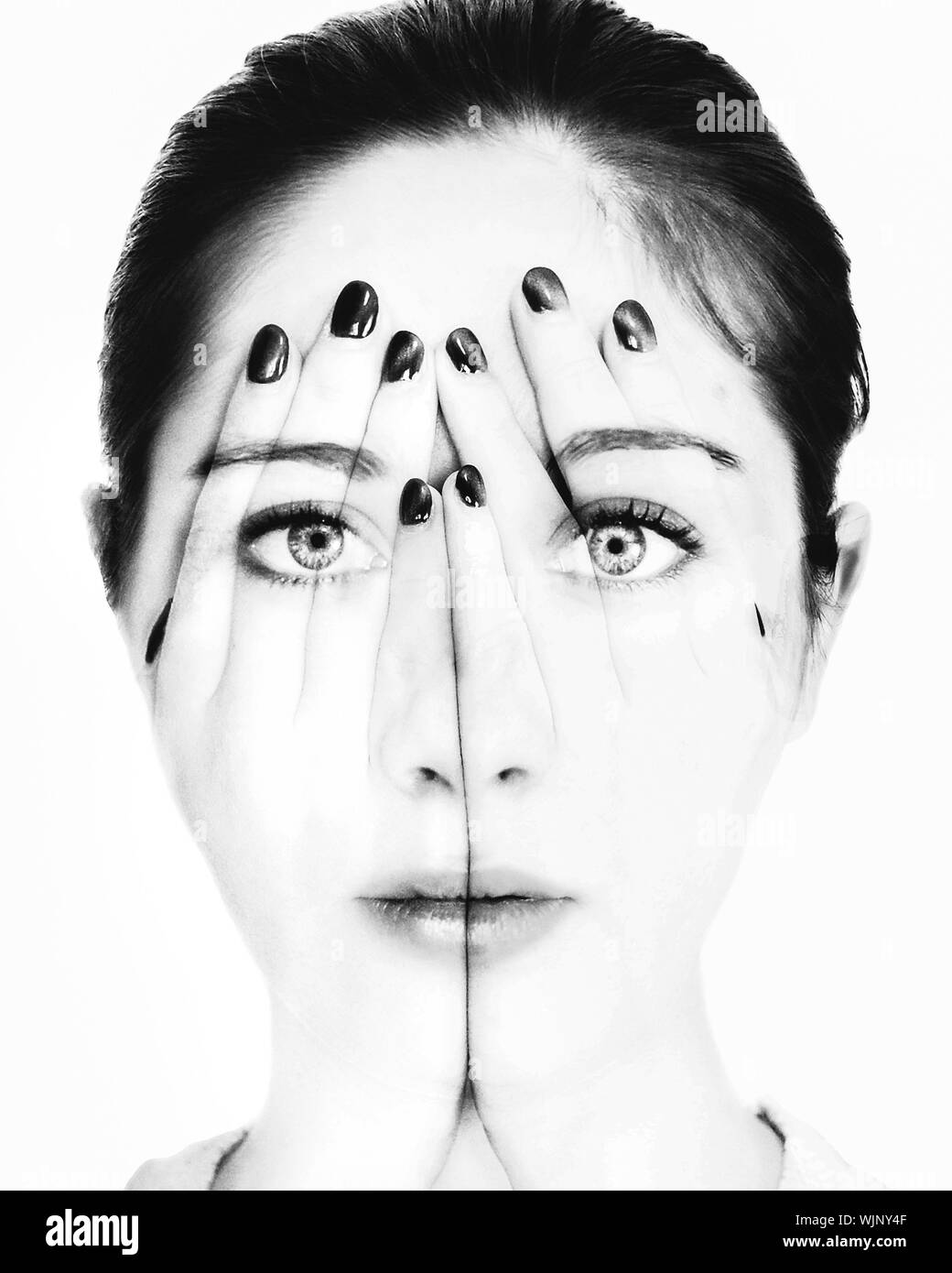 Hands Over Face Image High Resolution Stock Photography and Images - Alamy