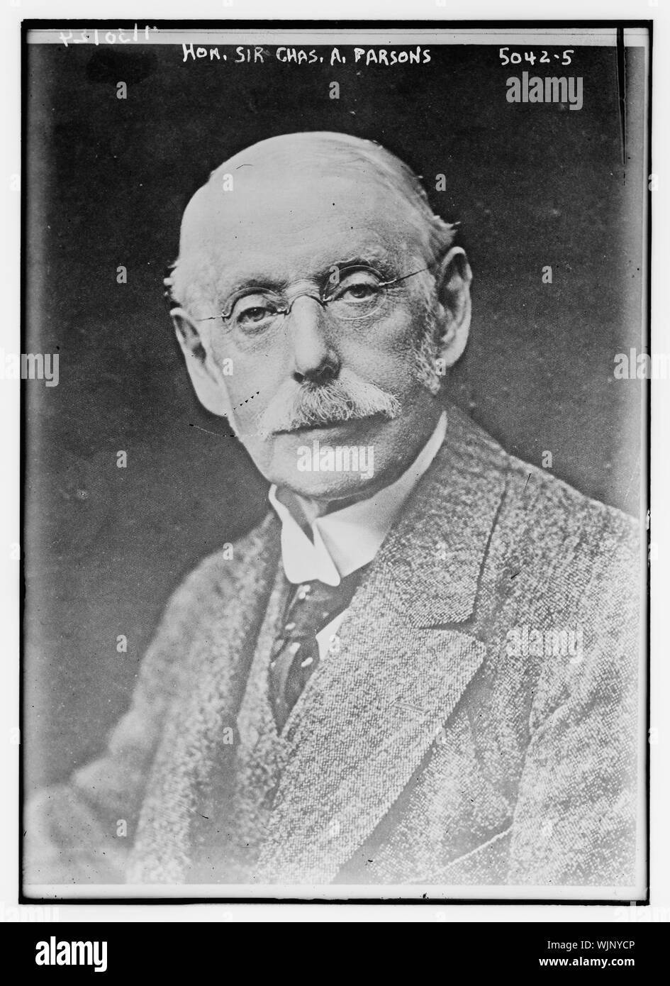Hon. Sir Chas. A. Parsons Stock Photo - Alamy