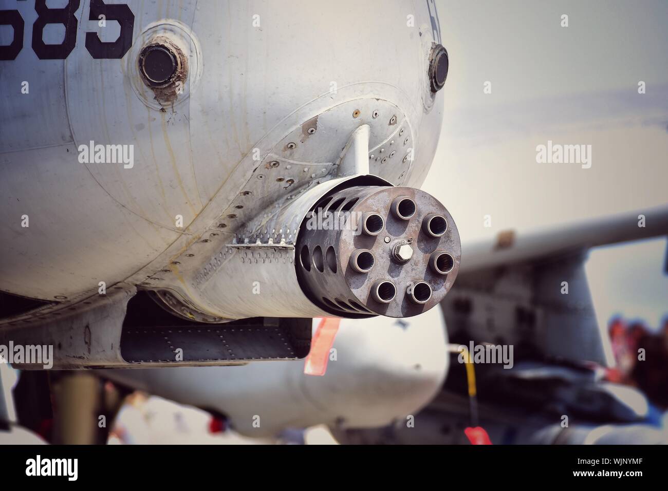 Gun on plane hi-res stock photography and images - Alamy