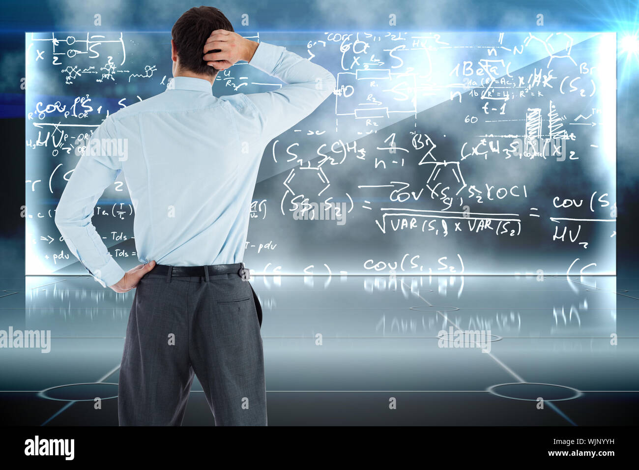 Mathematics formula head hi-res stock photography and images - Alamy