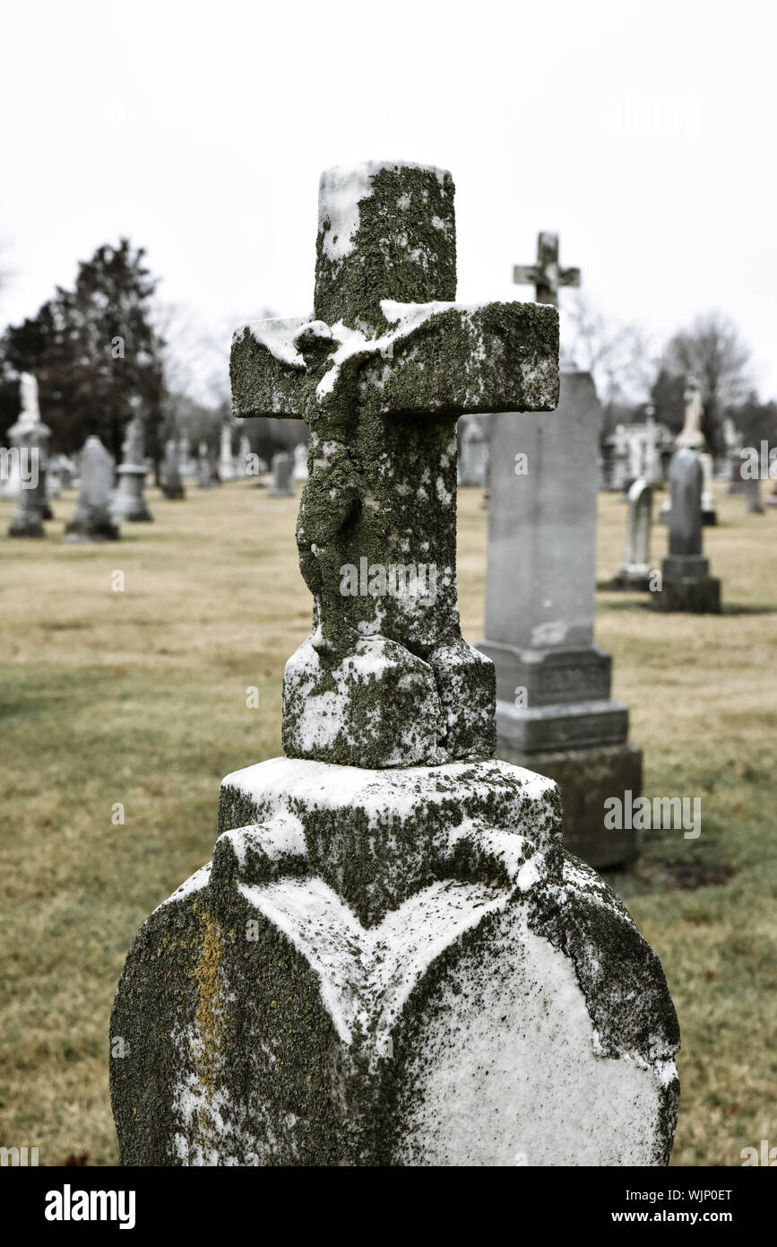 Crucifix Cemetery High Resolution Stock Photography and Images - Alamy