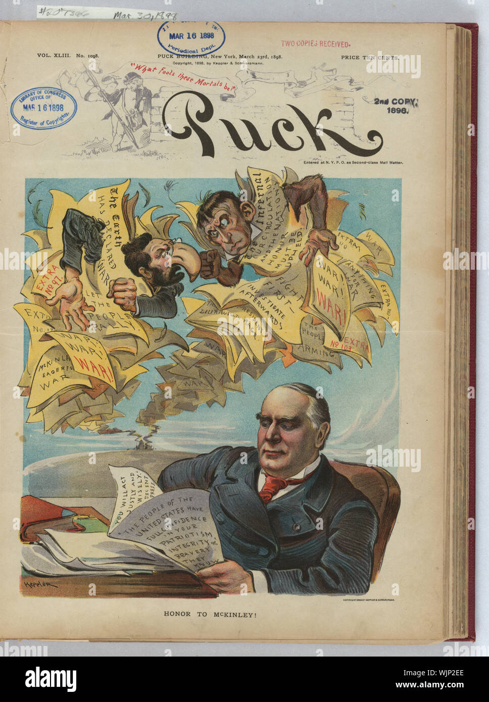 William mckinley cartoon hi-res stock photography and images - Alamy