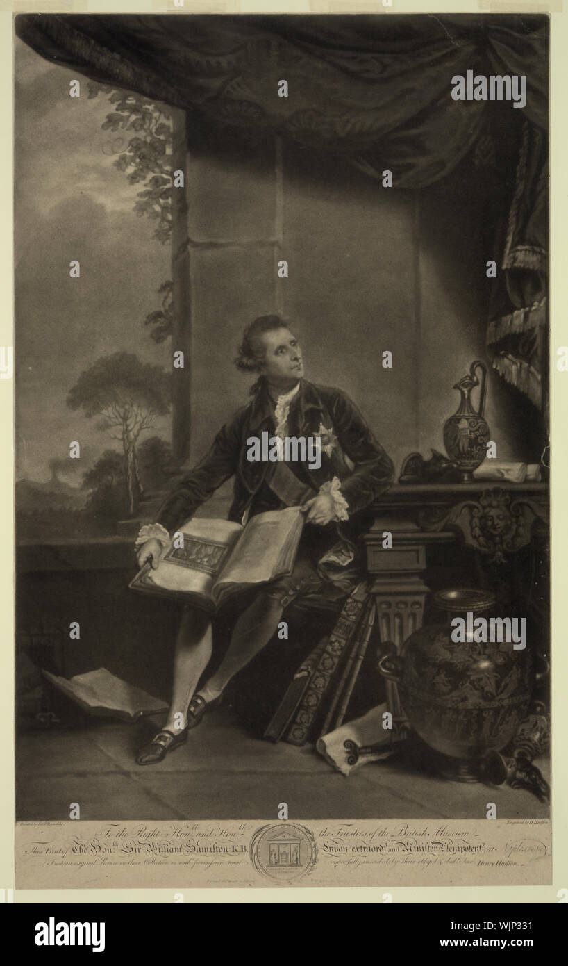 Honourable Sir William Hamilton Stock Photo - Alamy