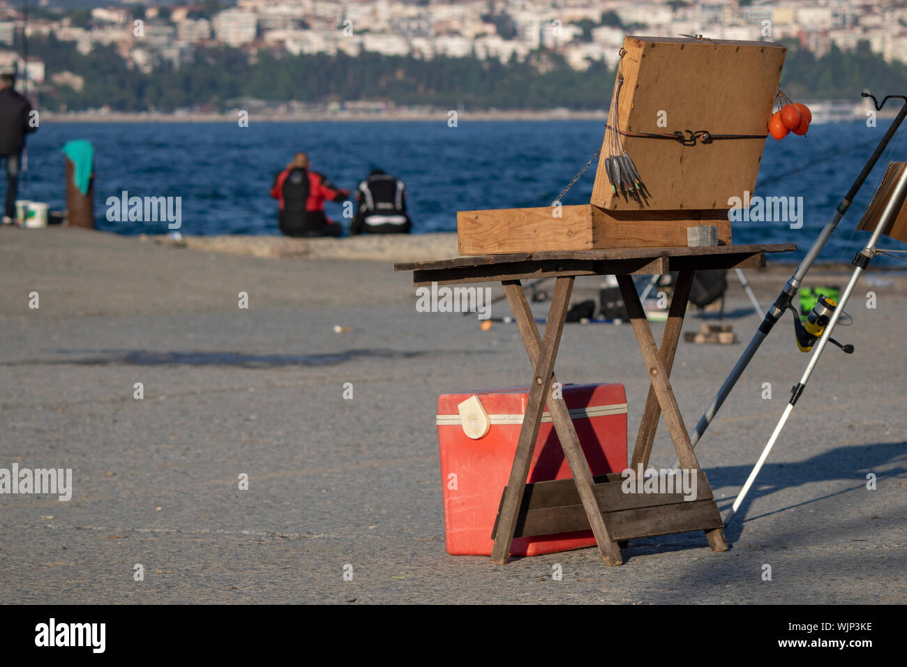 Fish supplies on wheels for sale Stock Photo - Alamy