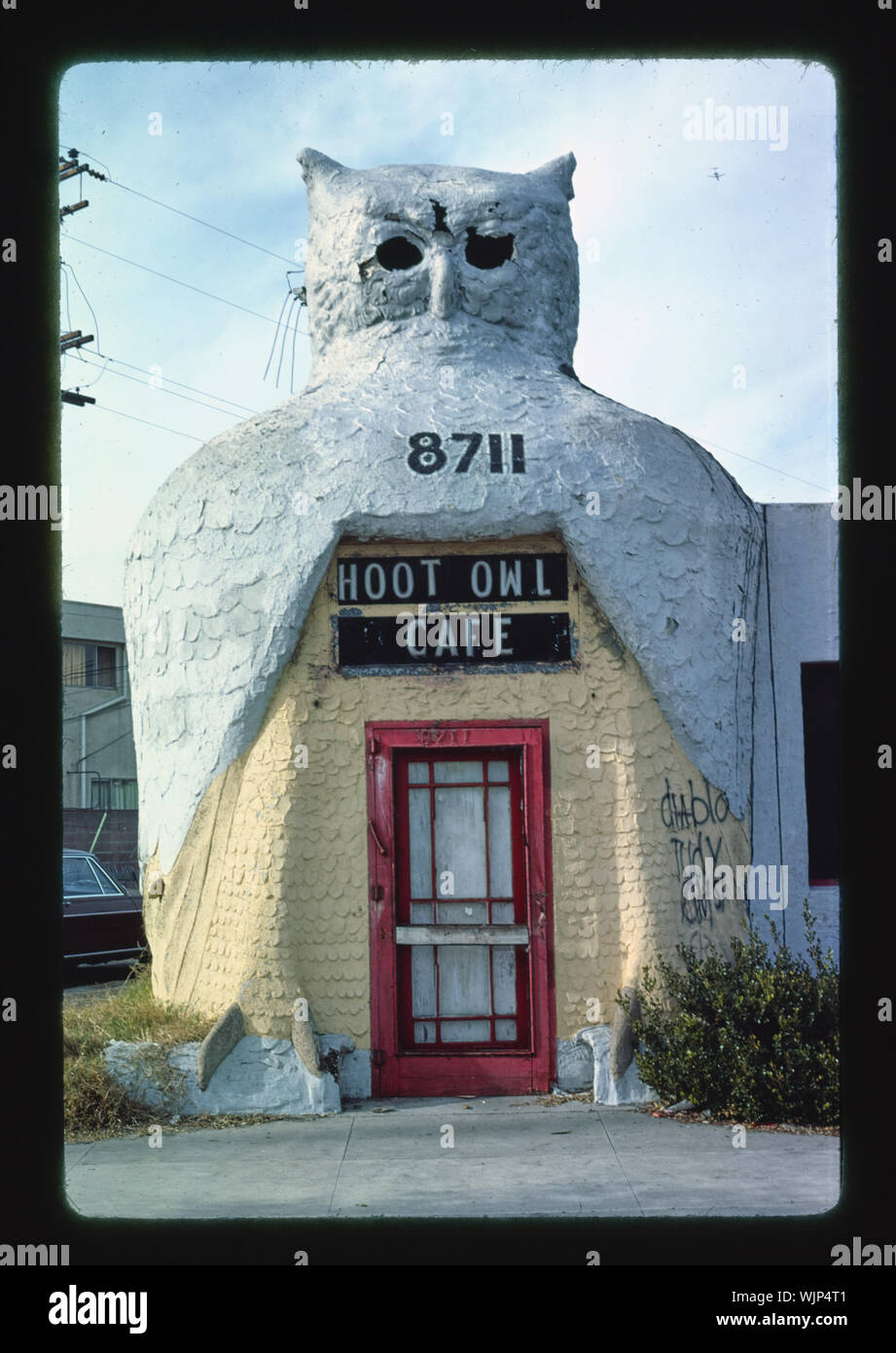 Hoot Owl Cafe, Southgate, California Stock Photo - Alamy