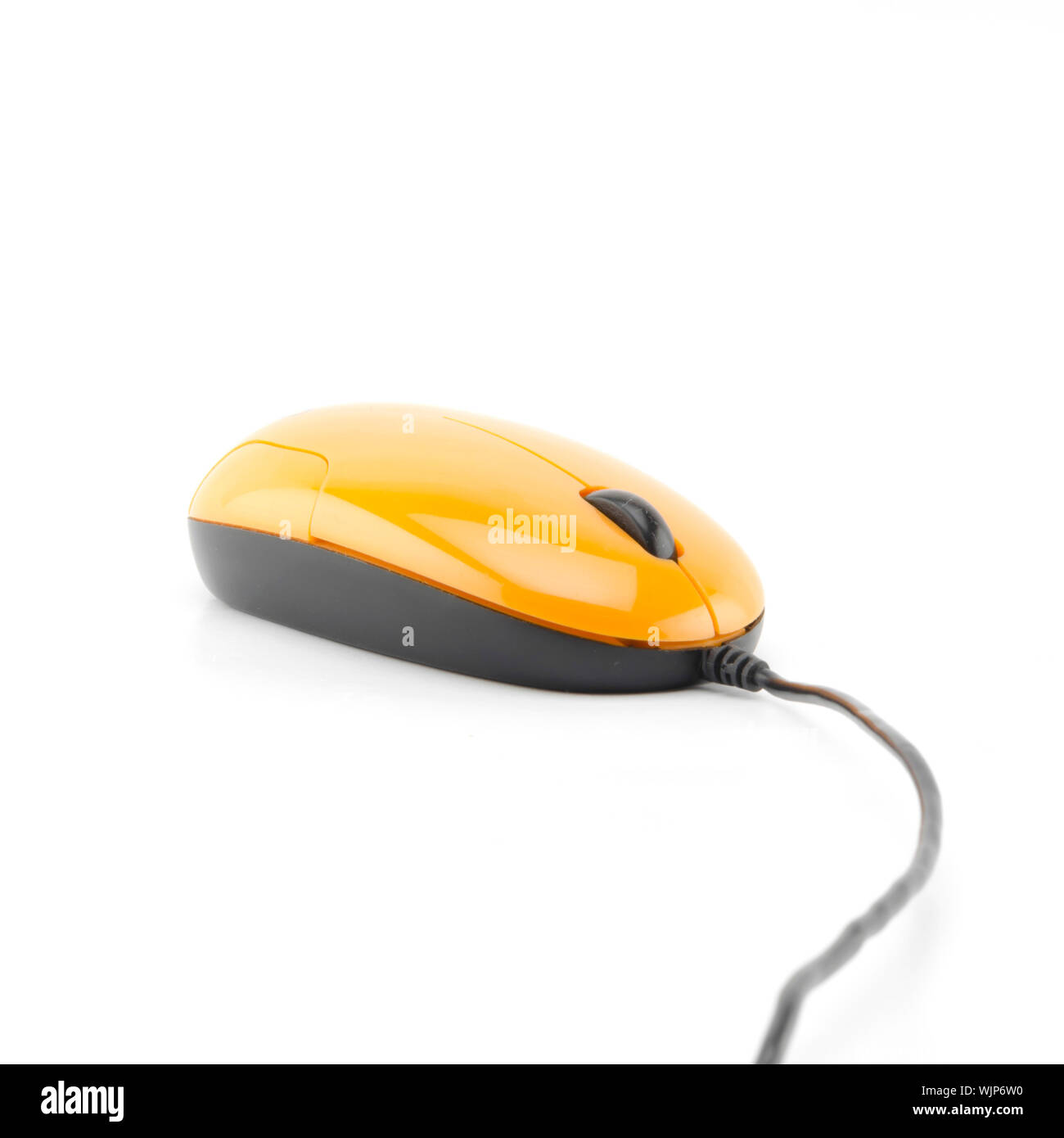 orange mouse isolated on white background Stock Photo - Alamy