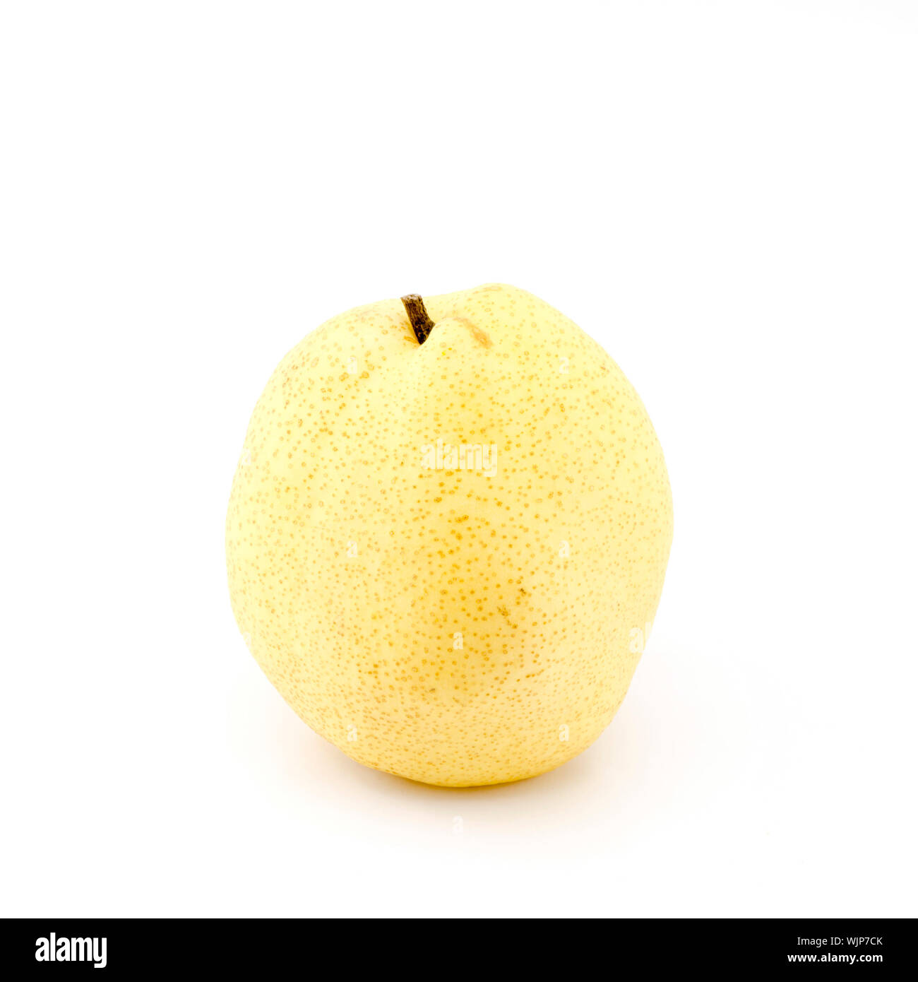 chinese pear isolated on white background Stock Photo - Alamy