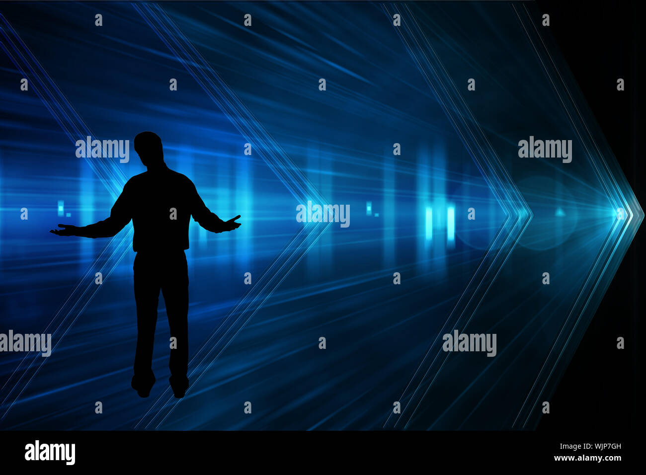 Shiny arrow lines on hi-res stock photography and images - Alamy