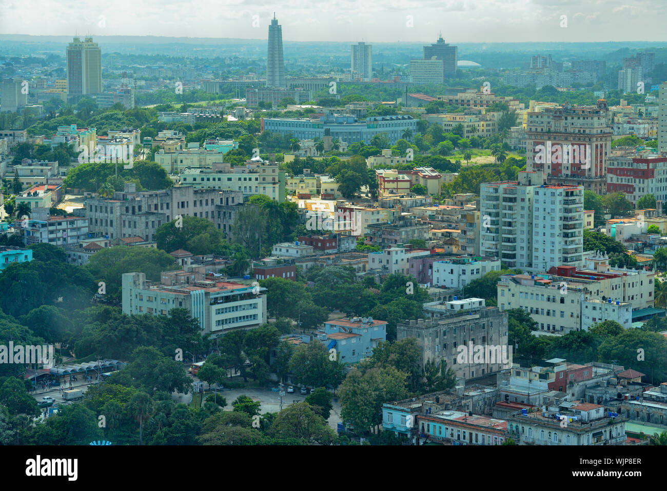 View of Havana from La Torre Restaurant atop the FOCSA building, La ...