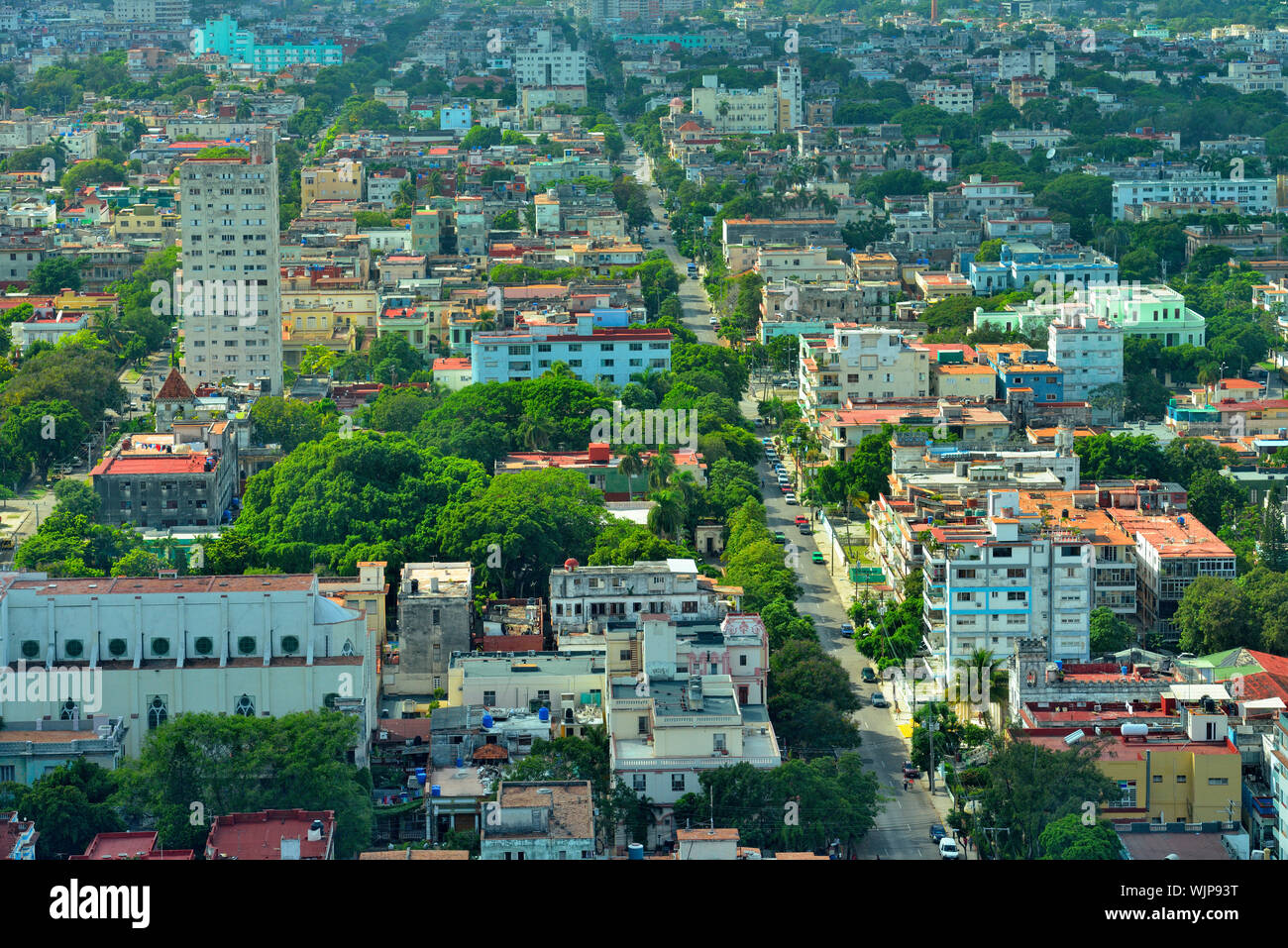 View of Havana from La Torre Restaurant atop the FOCSA building, La ...